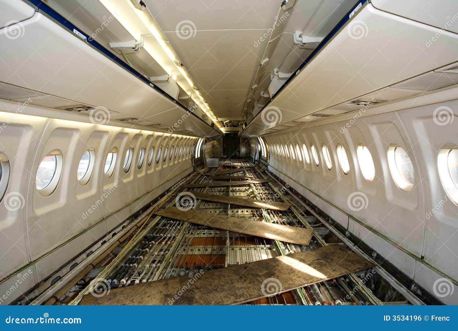 Empty Board of the Airplane Stock Photo - Image of carriage, airport ...