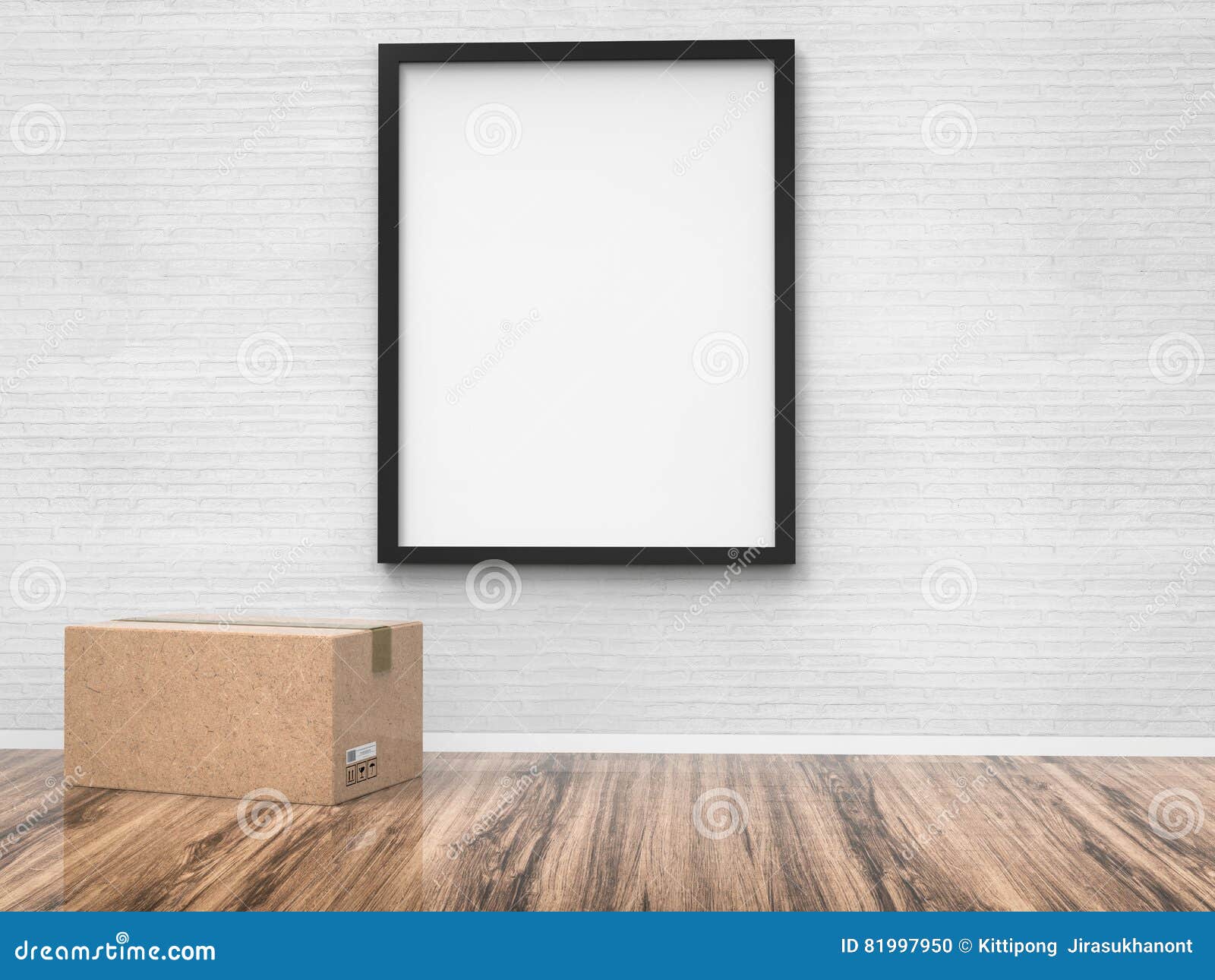 Empty Board with Carton Boxes Stock Photo - Image of classical ...