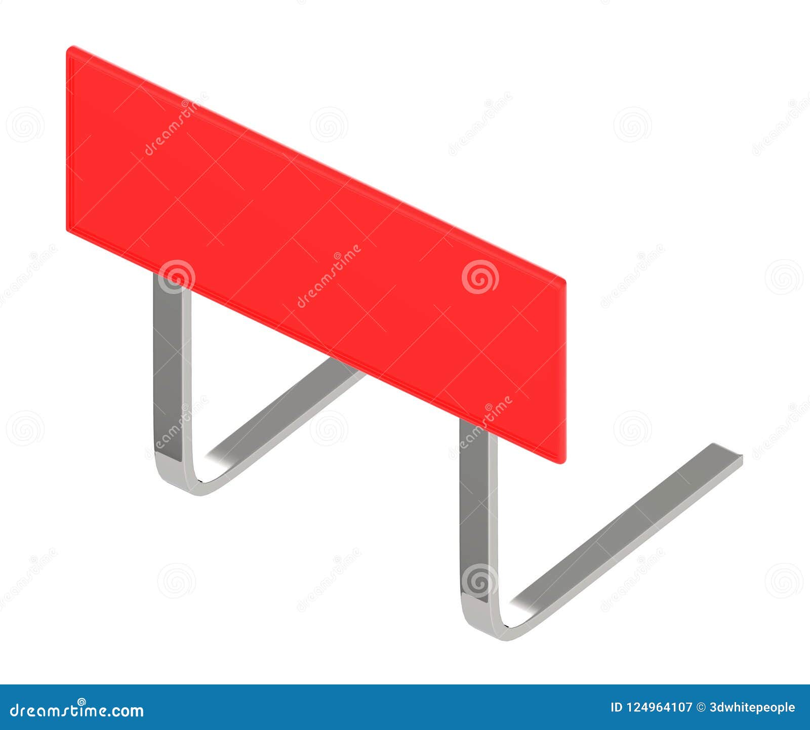 Empty board - 3d rendering stock illustration. Illustration of ...