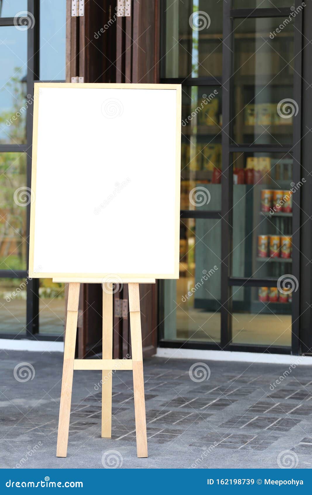 Empty Board Menu of Food Items and Have Copy Space Stock Image - Image ...