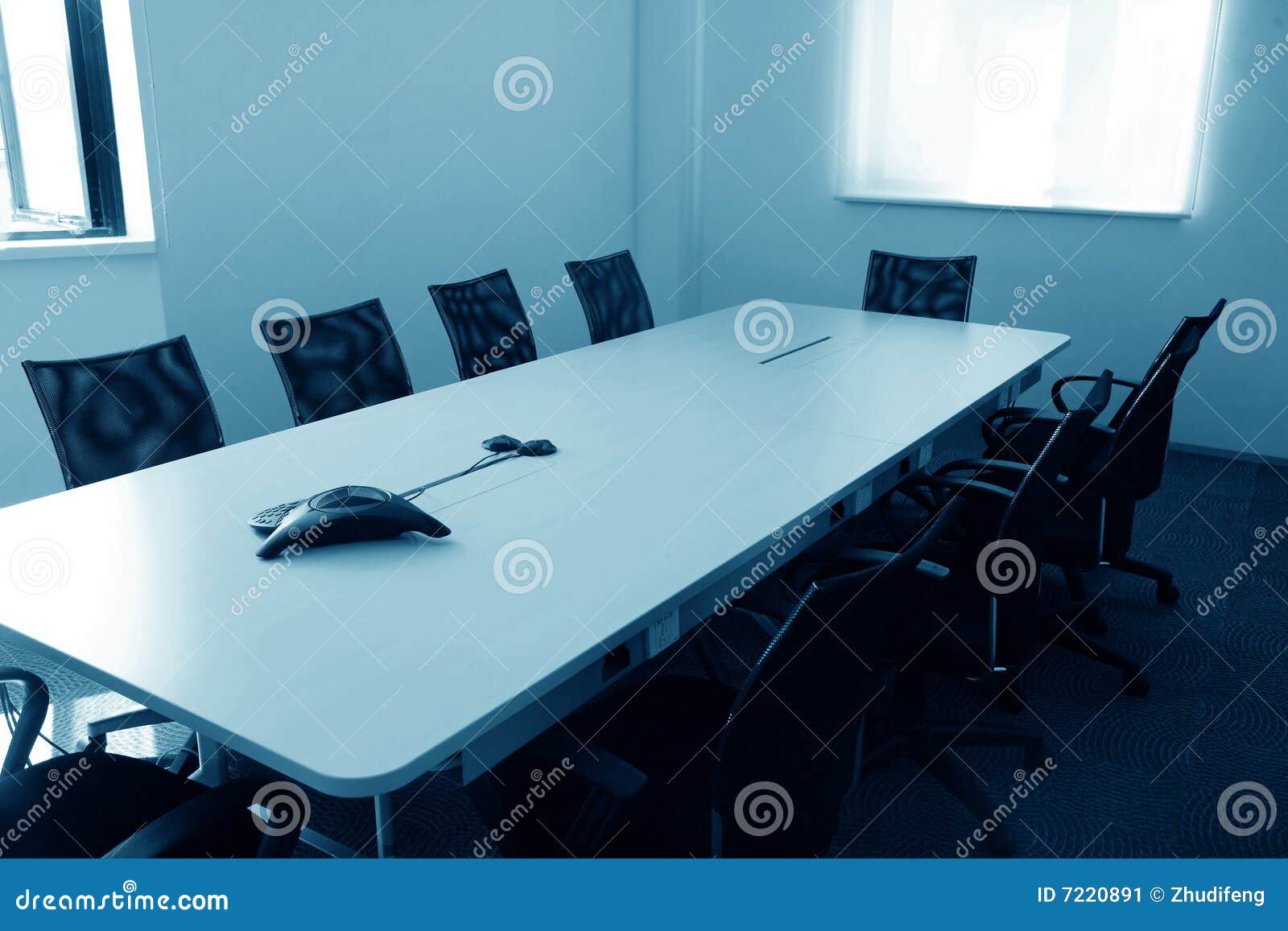Empty Boardroom Meeting Area Stock Image - Image of meet, call: 7220891