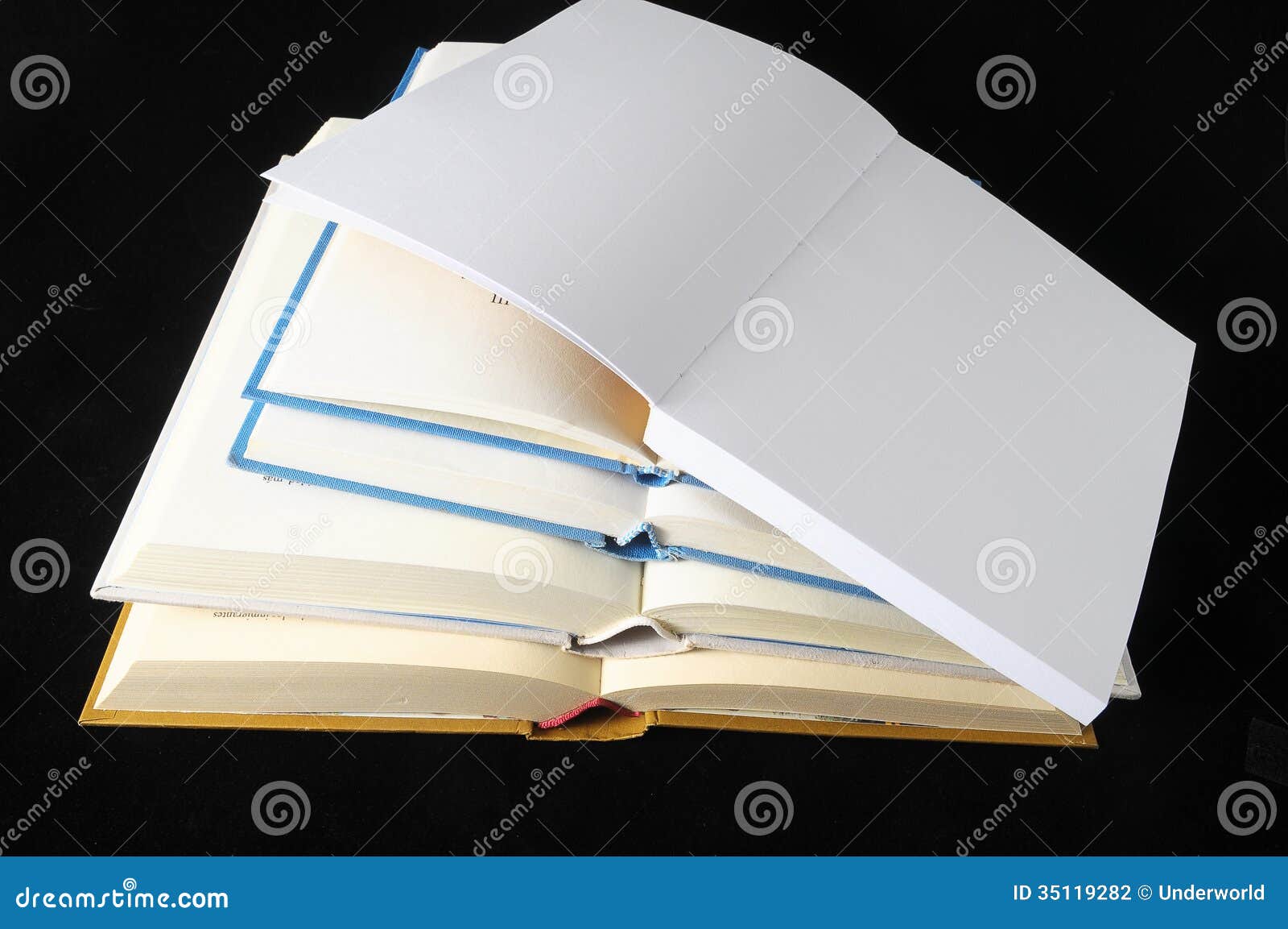Empty Book stock photo. Image of message, object, education - 35119282