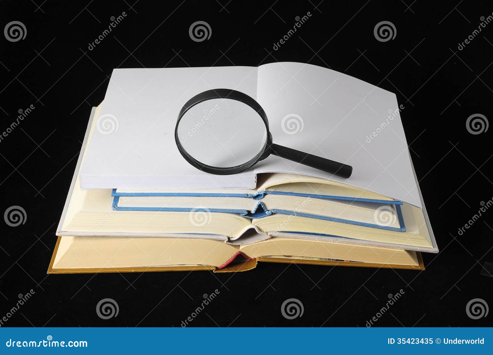 Empty Book stock image. Image of note, study, reading - 35423435
