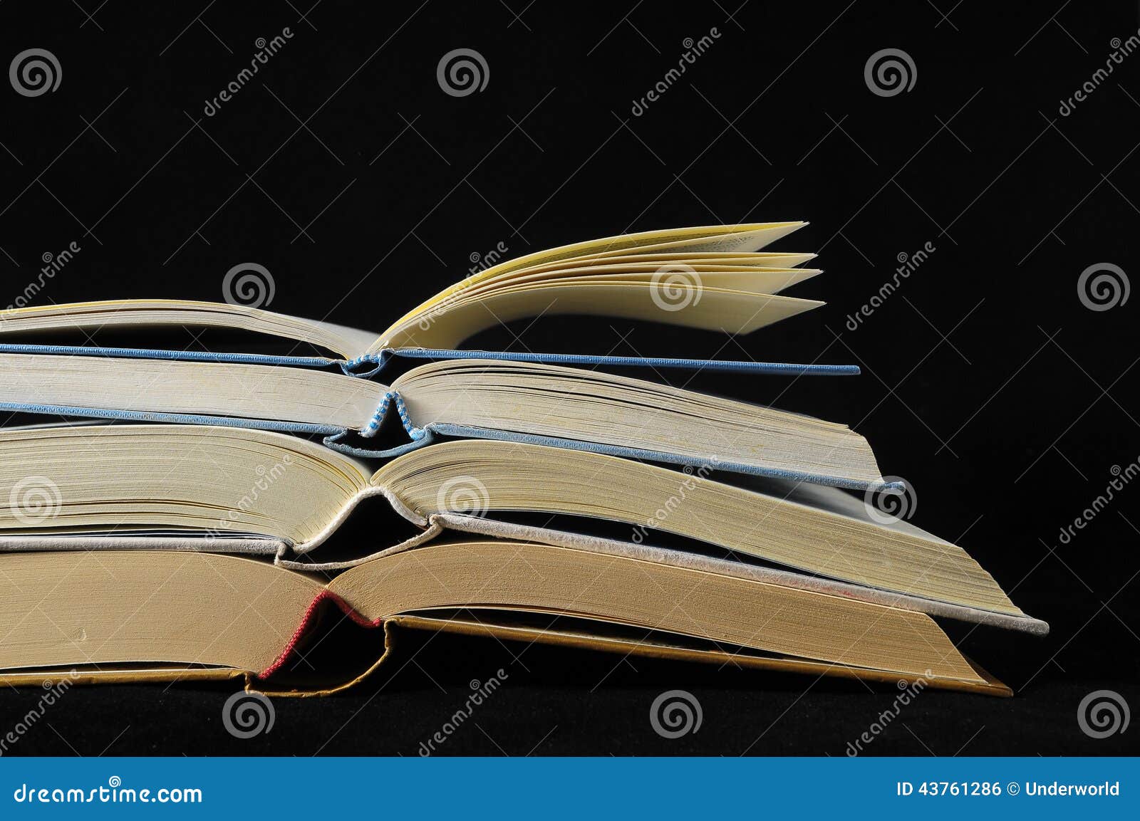 Empty Book stock photo. Image of page, open, isolated - 43761286