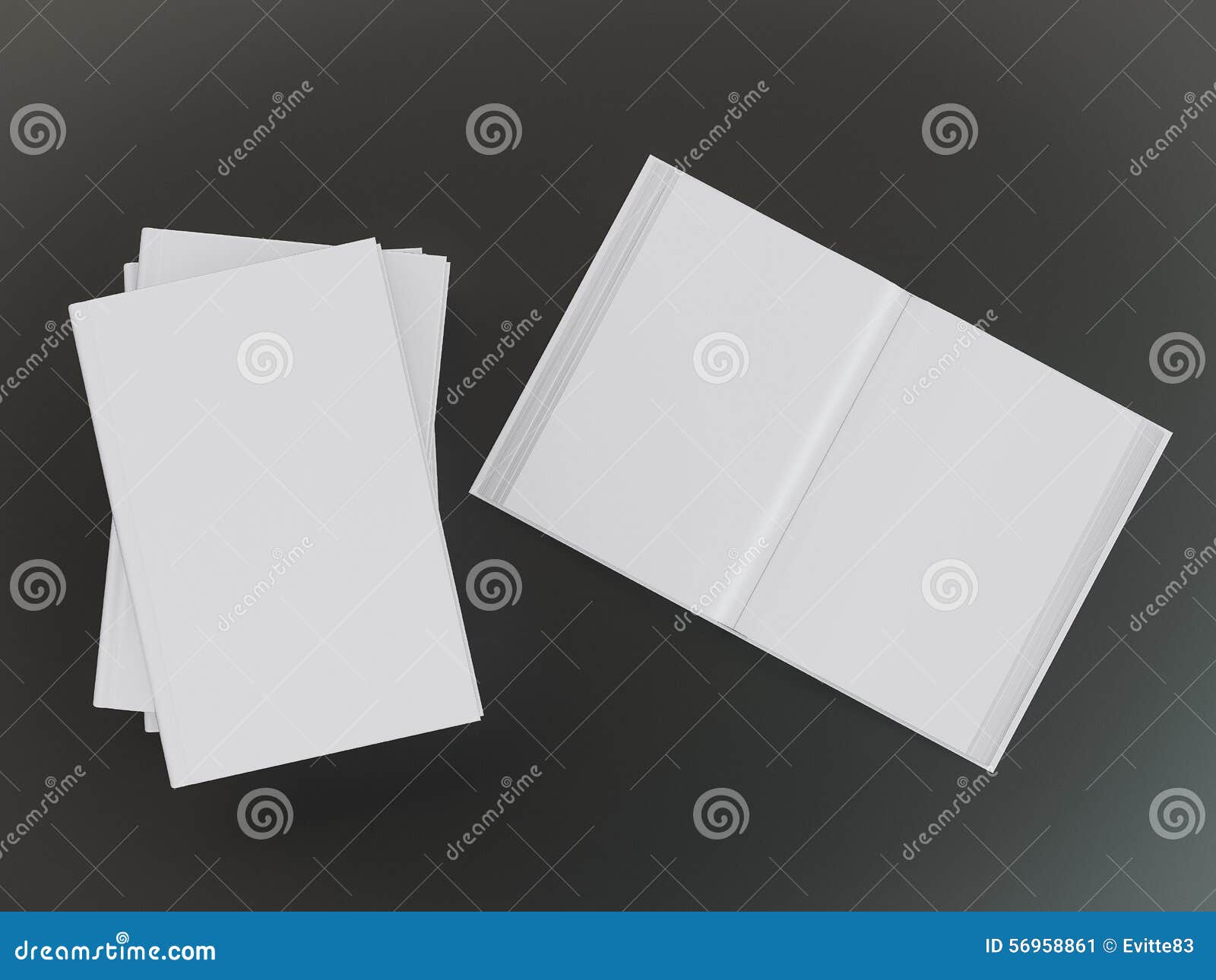 Empty book mockup template stock image. Image of cover - 56958861