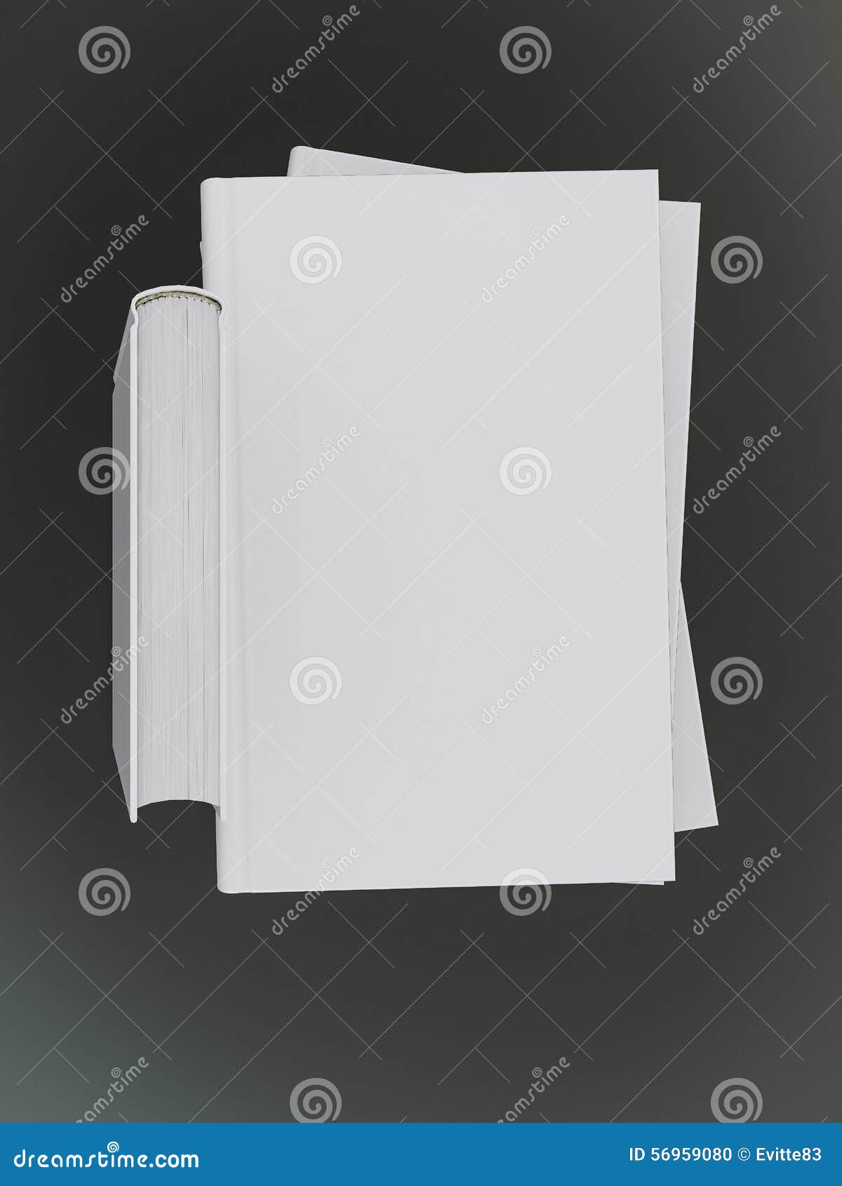 Empty book mockup template stock photo. Image of booklet - 56959080