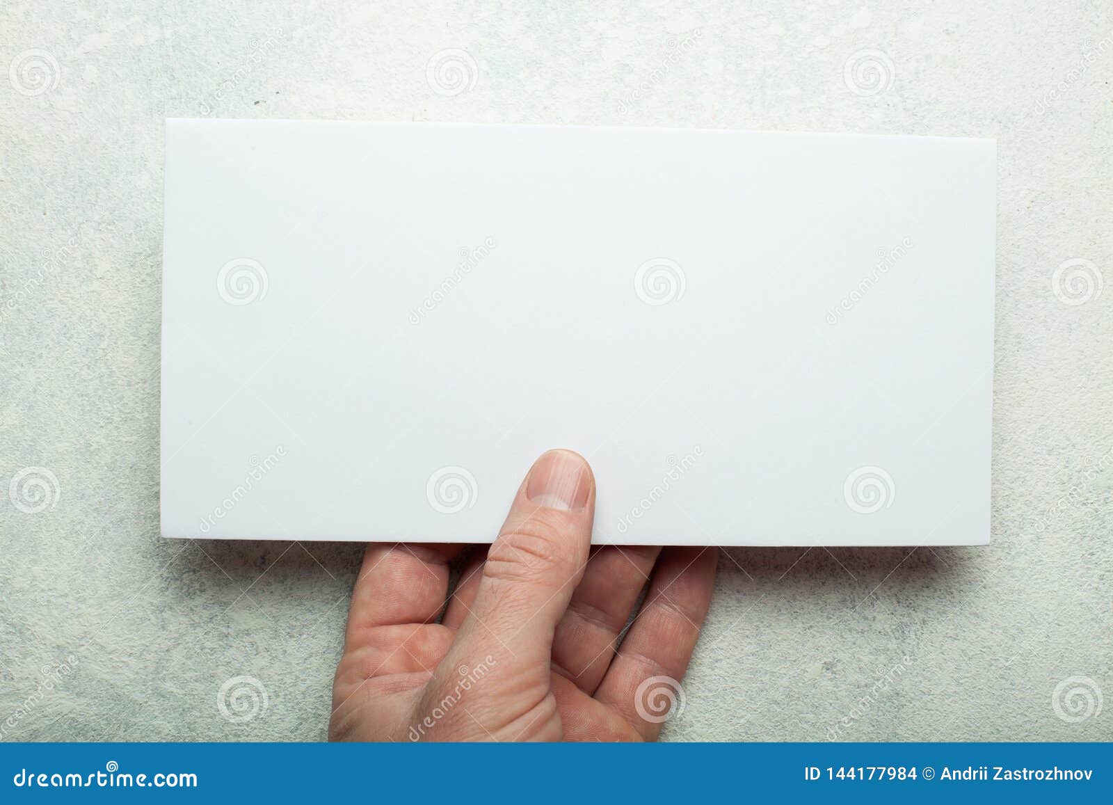 An Empty Booklet Pamphlet or an Envelope for Writing in His Hand ...