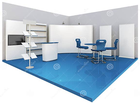 Empty booth space stock illustration. Illustration of flyers - 29121387