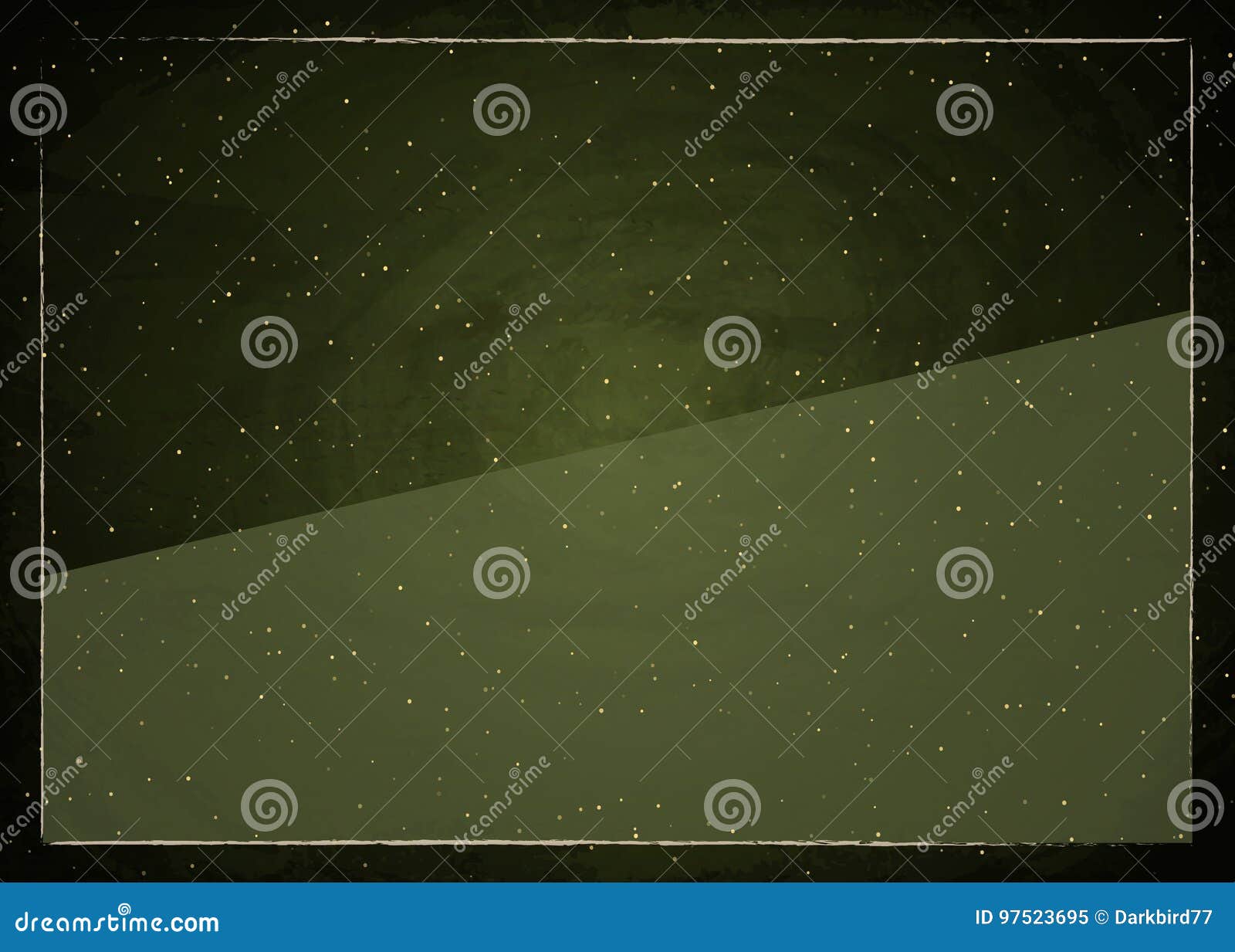 Empty Border on Blackboard Chalkboard Background Stock Illustration ...