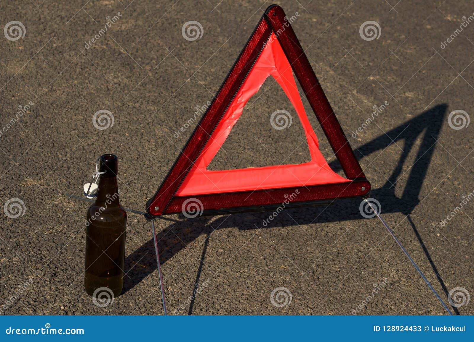 Triangle Bottle And Lemon Slice With Vitamin C Science Symbol Stock ...