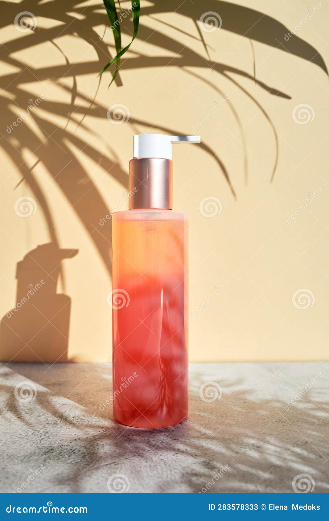 Empty Bottle for Cosmetics, Shampoo, Lotion or Sunscreen. Cosmetic ...