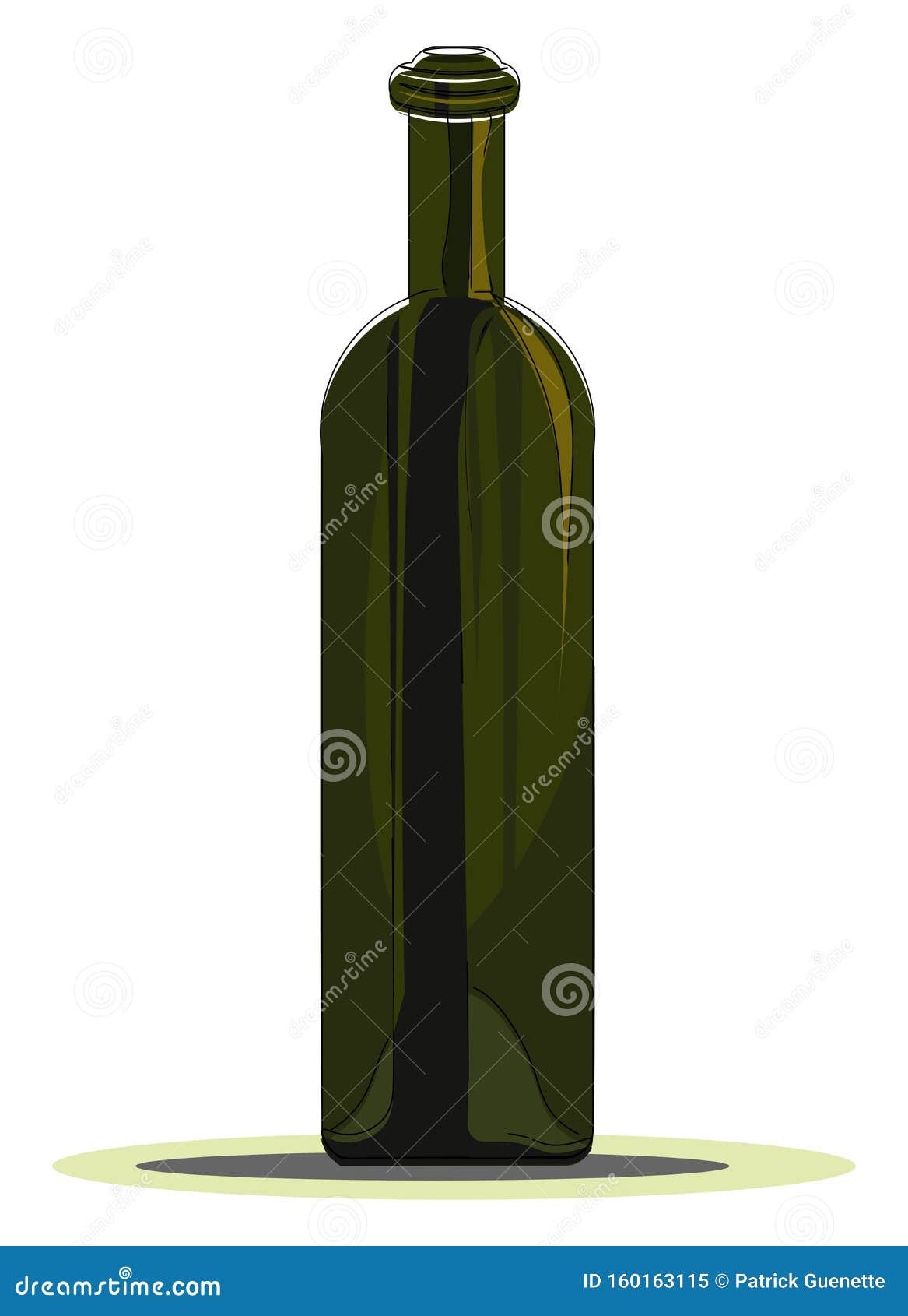 Empty Bottle, Vector or Color Illustration Stock Vector - Illustration ...