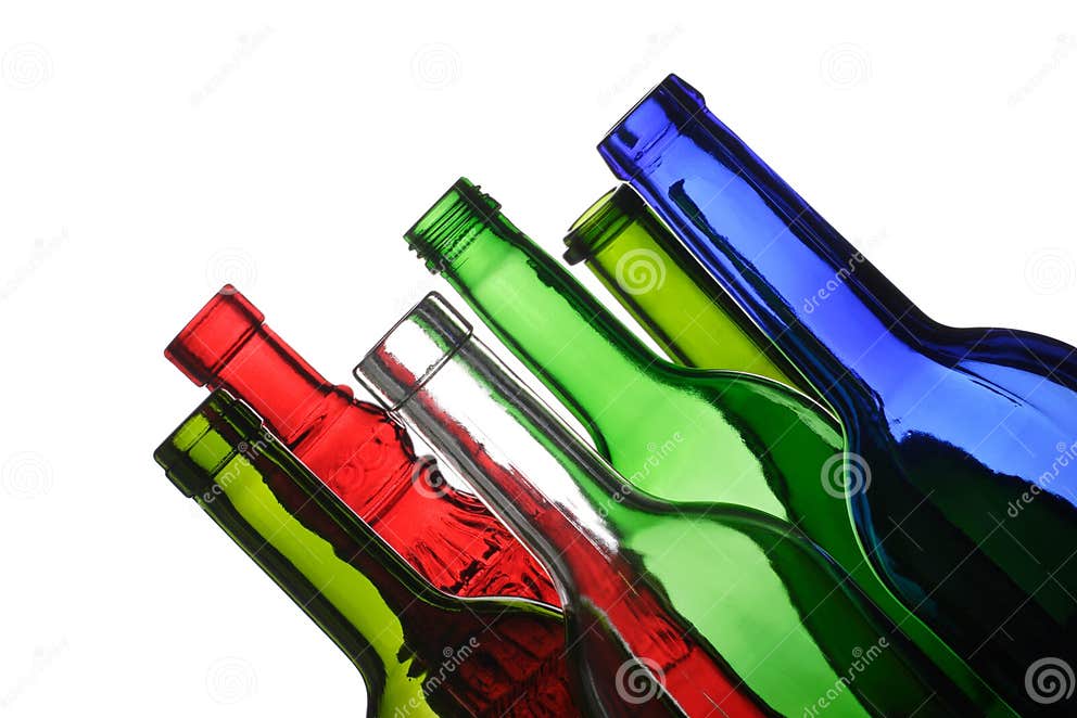 Empty bottles stock image. Image of green, alcohol, distill - 1760485