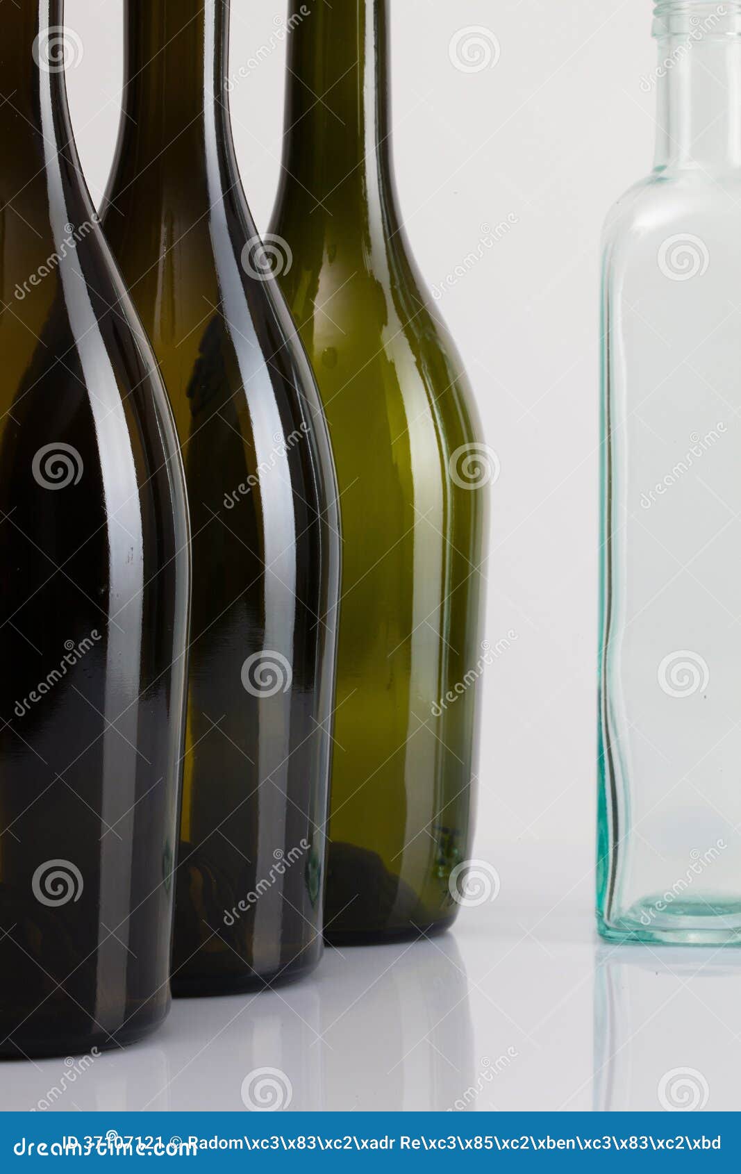 Empty bottles of wine stock image. Image of industries - 37107121