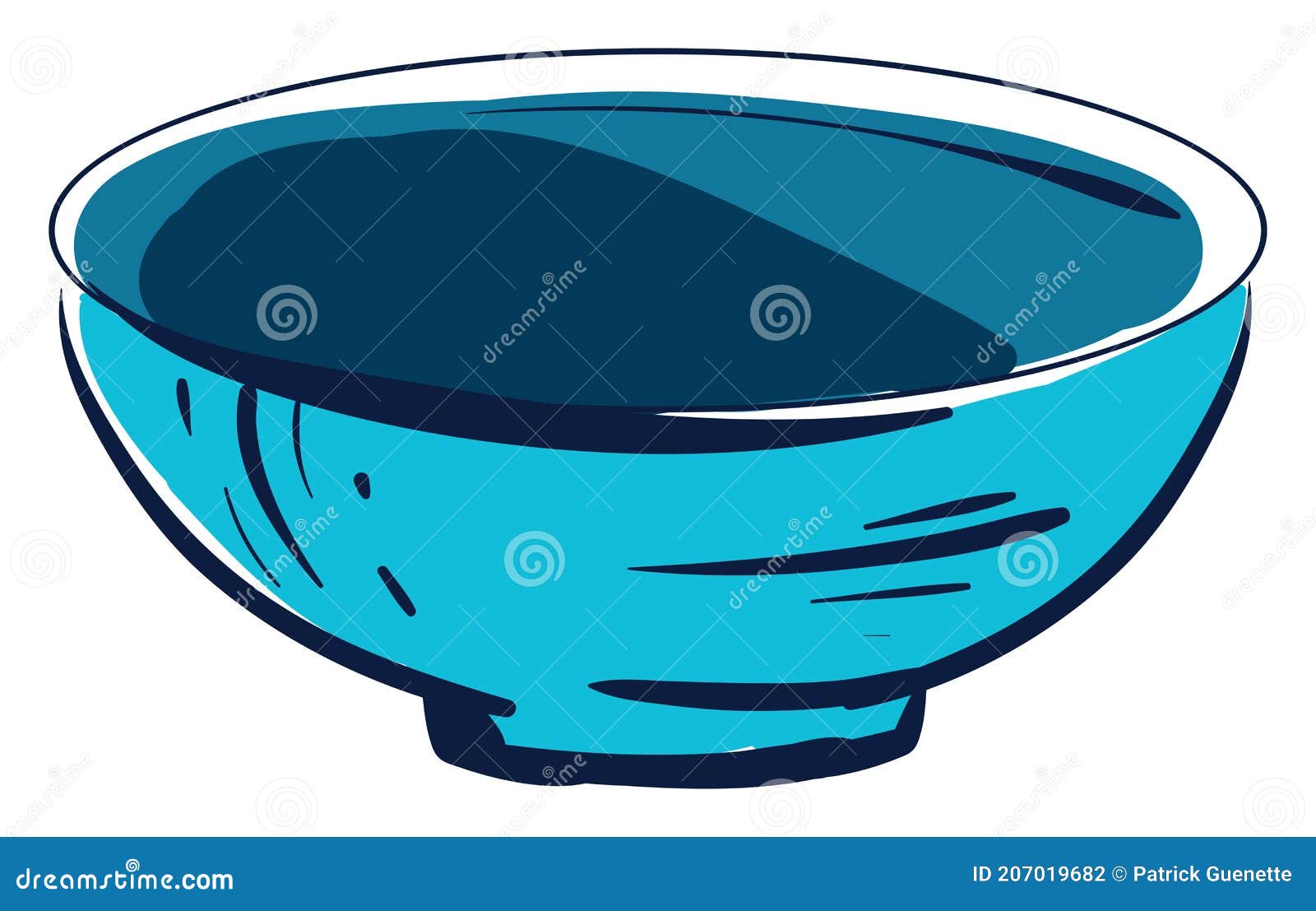 Empty Bowl, Illustration, Vector Stock Illustration - Illustration of ...