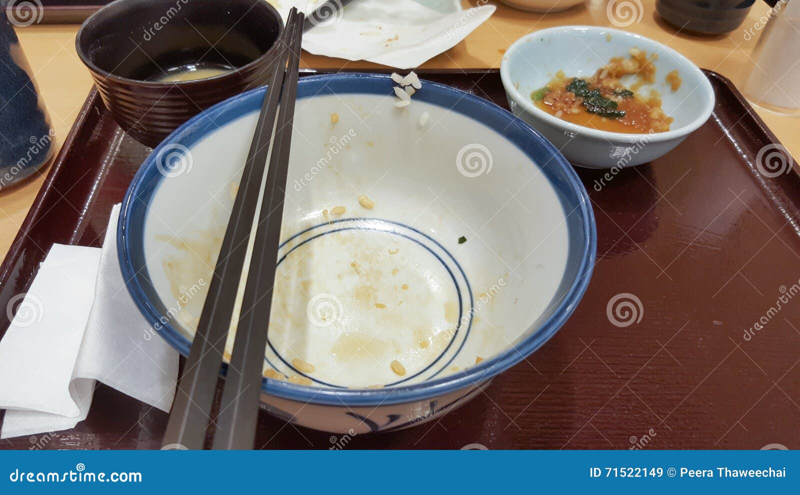 Empty bowl stock image. Image of menus, white, japanese - 71522149