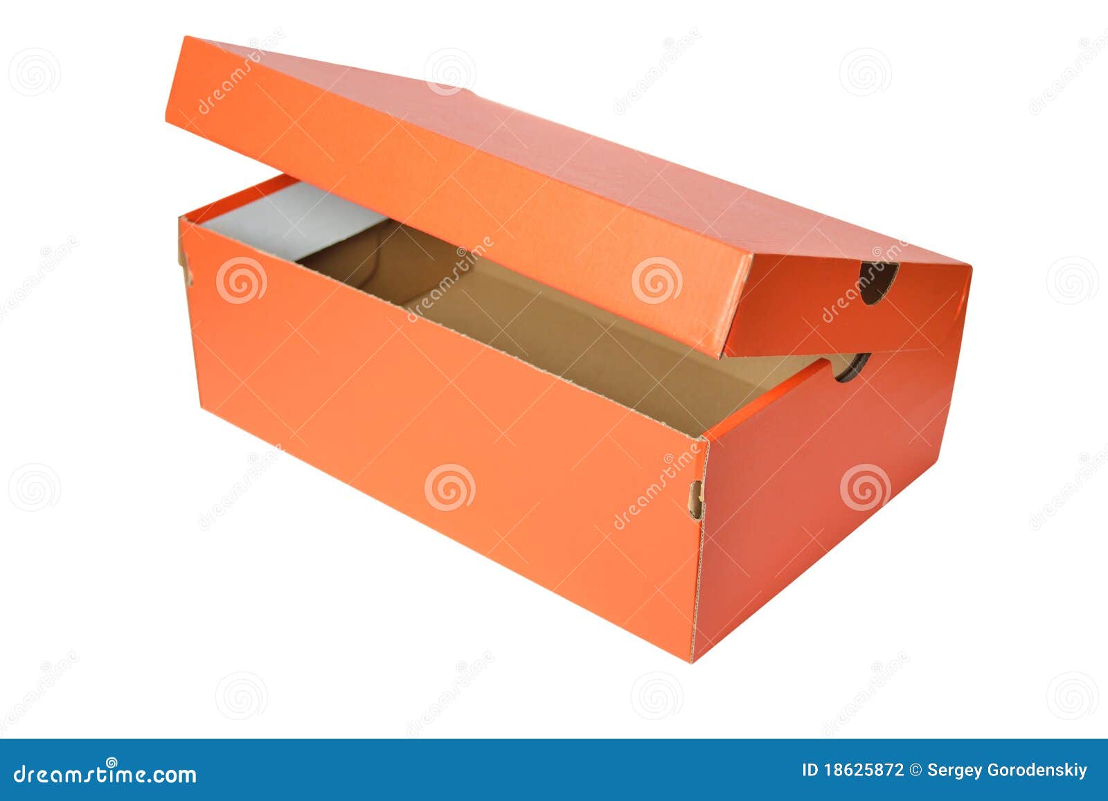 Empty box stock photo. Image of container, present, isolated - 18625872