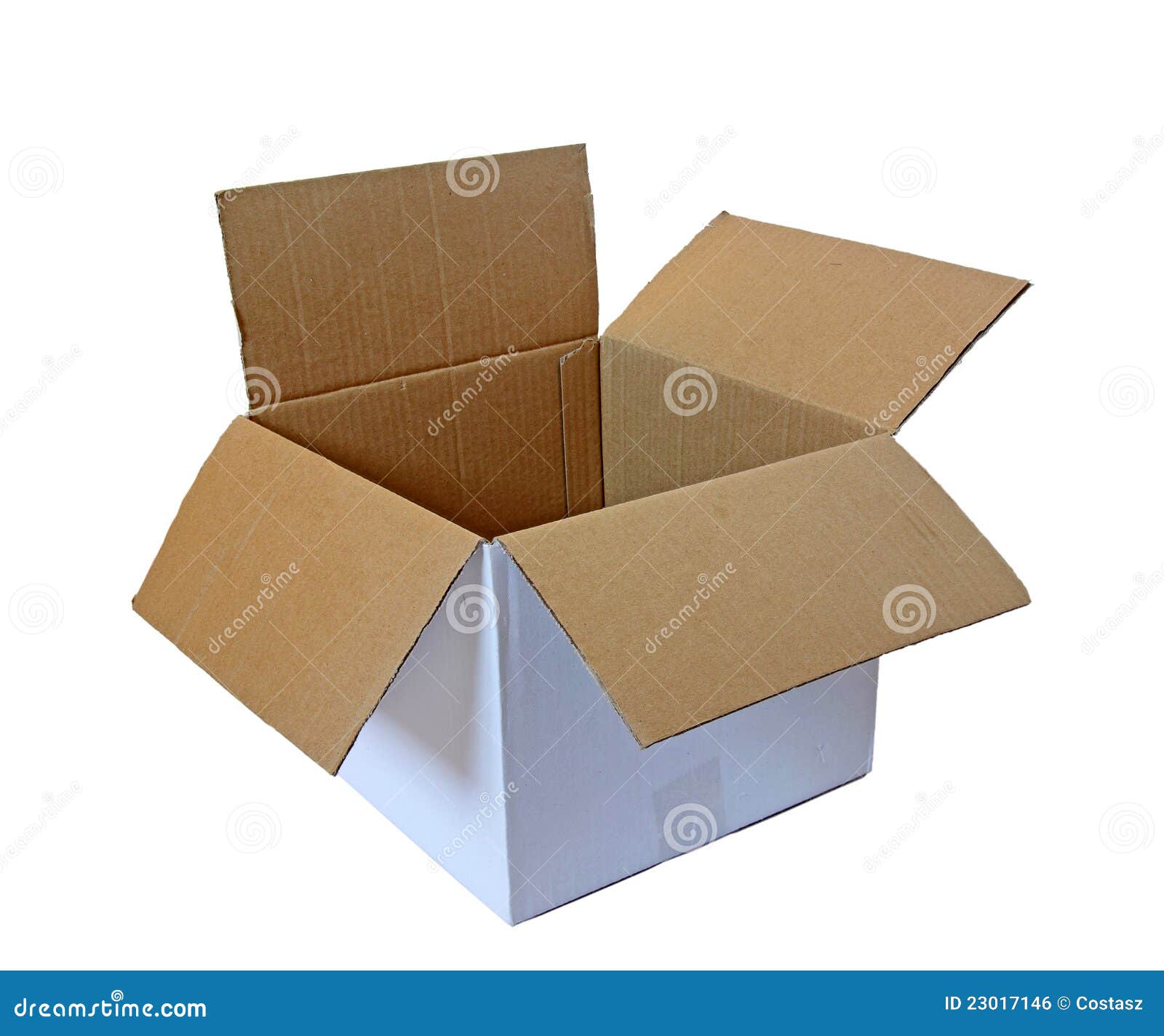 Empty box stock photo. Image of cardbox, abstract, parcel - 23017146