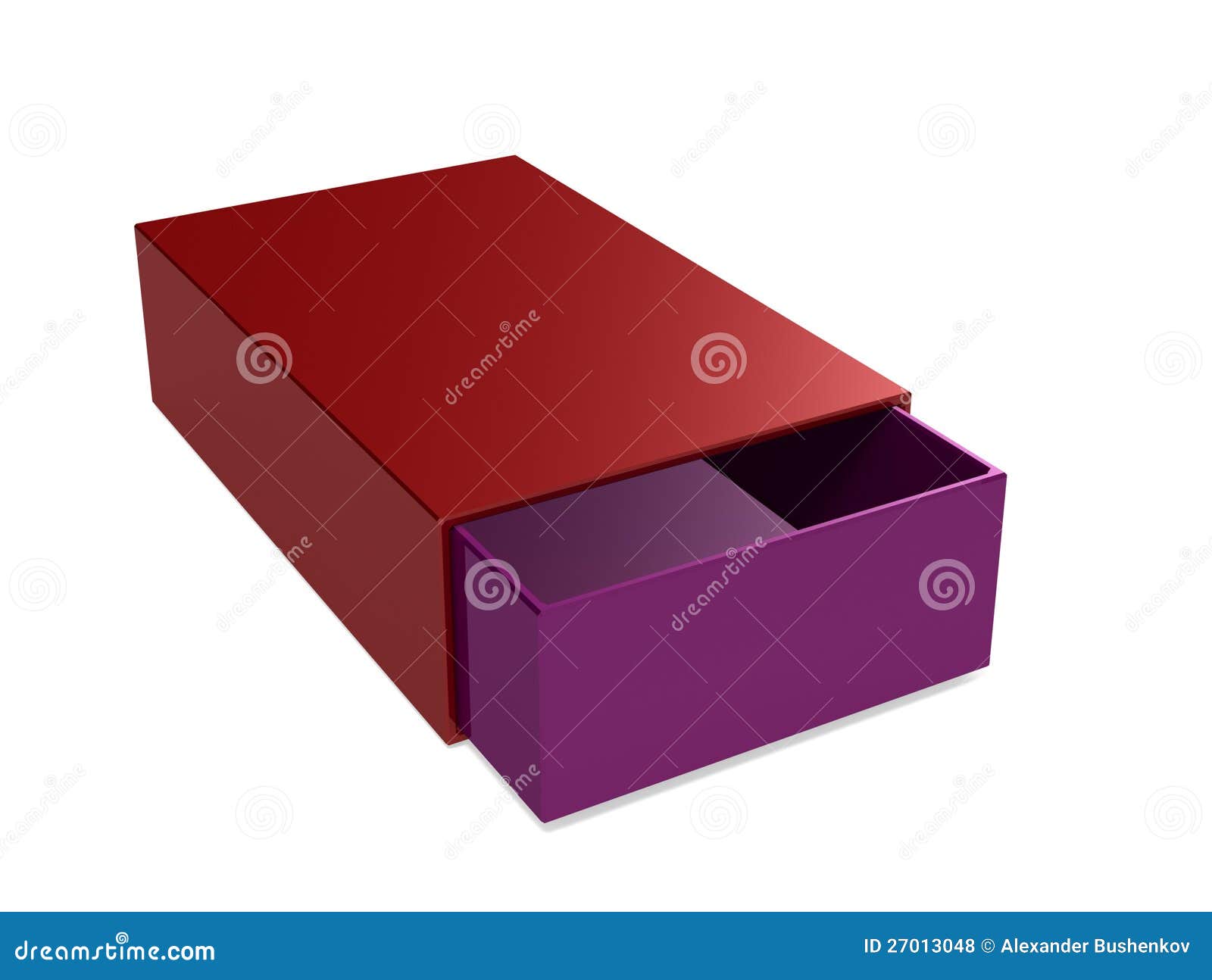 Empty box stock illustration. Illustration of imitation - 27013048