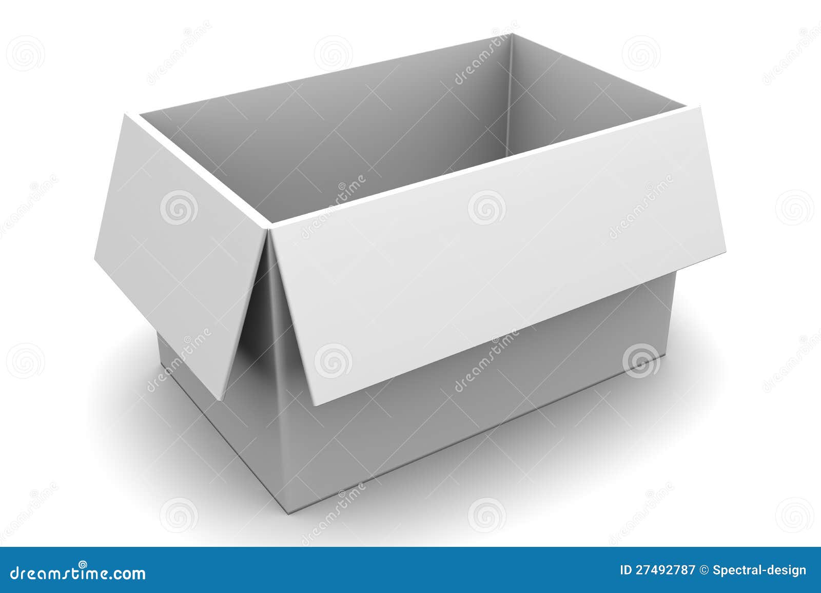 Empty Box stock illustration. Illustration of surprise - 27492787