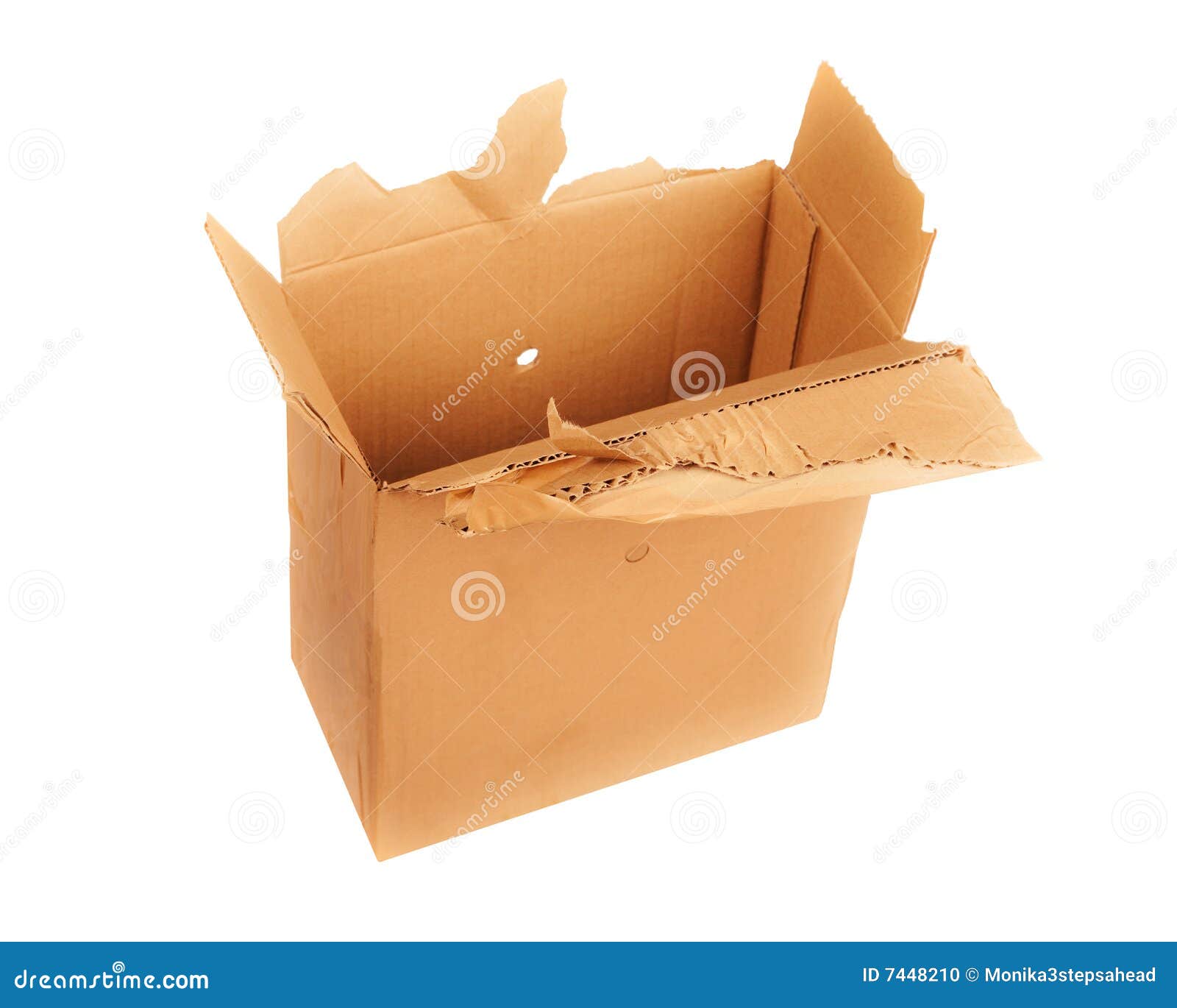 Empty box stock photo. Image of isolated, container, empty - 7448210
