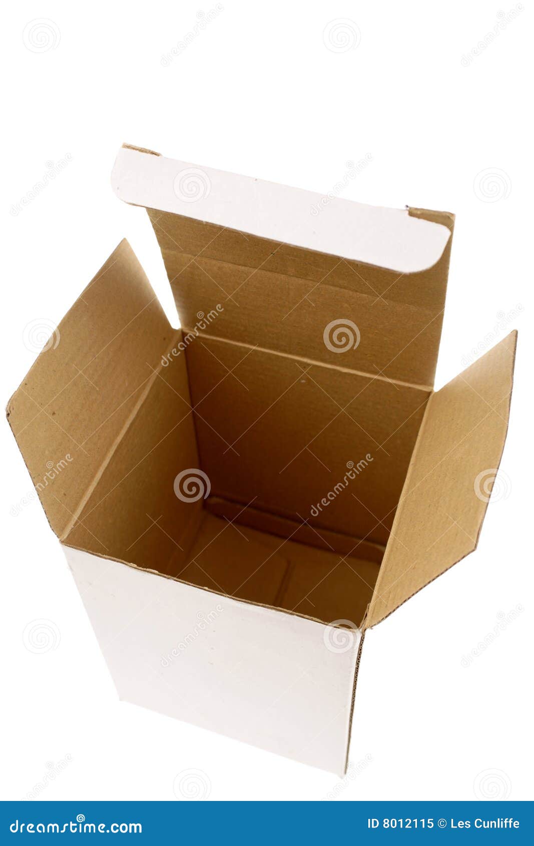 Empty box stock image. Image of package, container, isolated - 8012115
