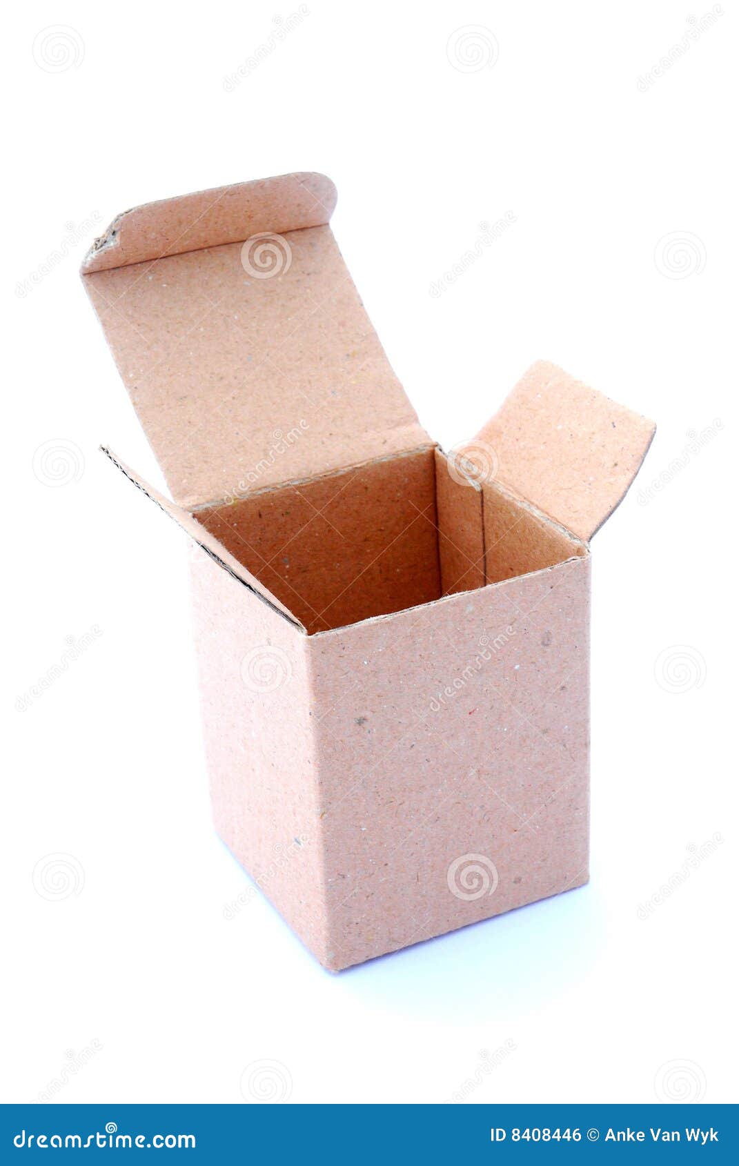 Empty cardboard box stock photo. Image of protective, packaging - 8408446