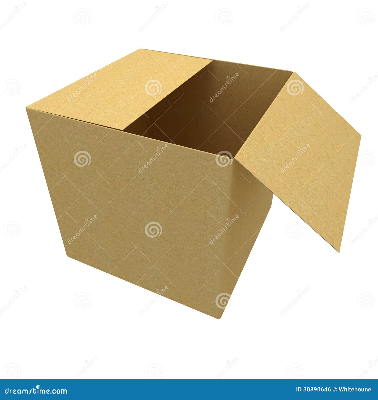 Empty box stock illustration. Illustration of inside - 30890646