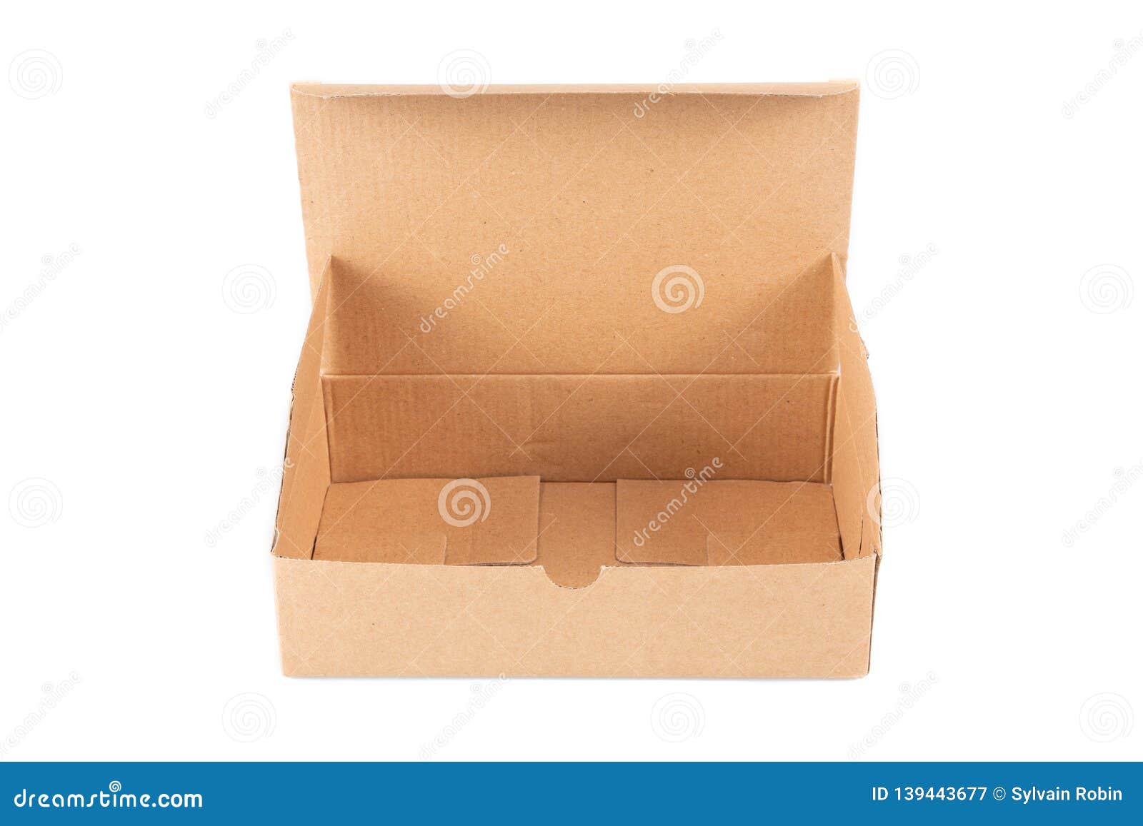 Empty Box Carton Box Open Parcel Stock Image - Image of pack, gift ...