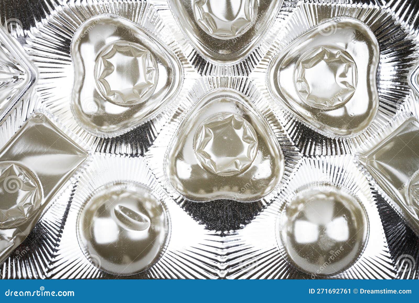 Empty box of chocolates stock image. Image of pattern - 271692761