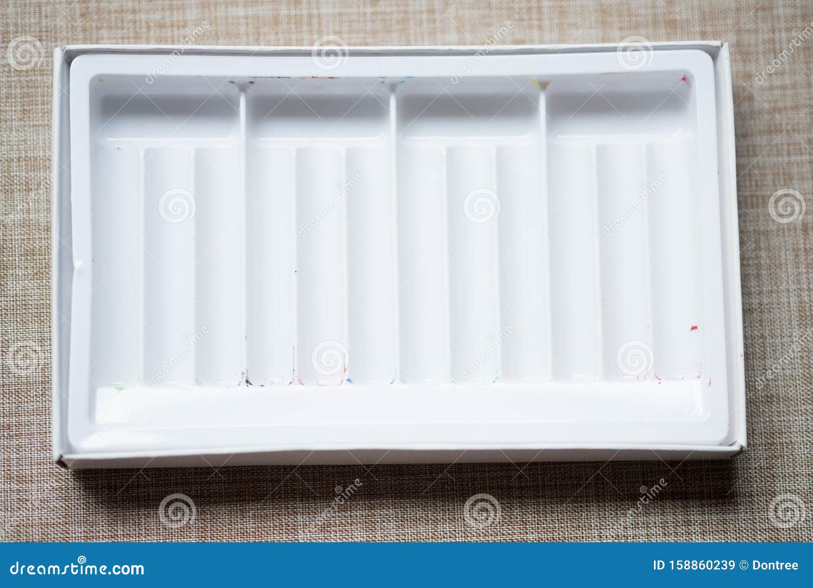Empty box for crayon stock image. Image of crayon, frame - 158860239