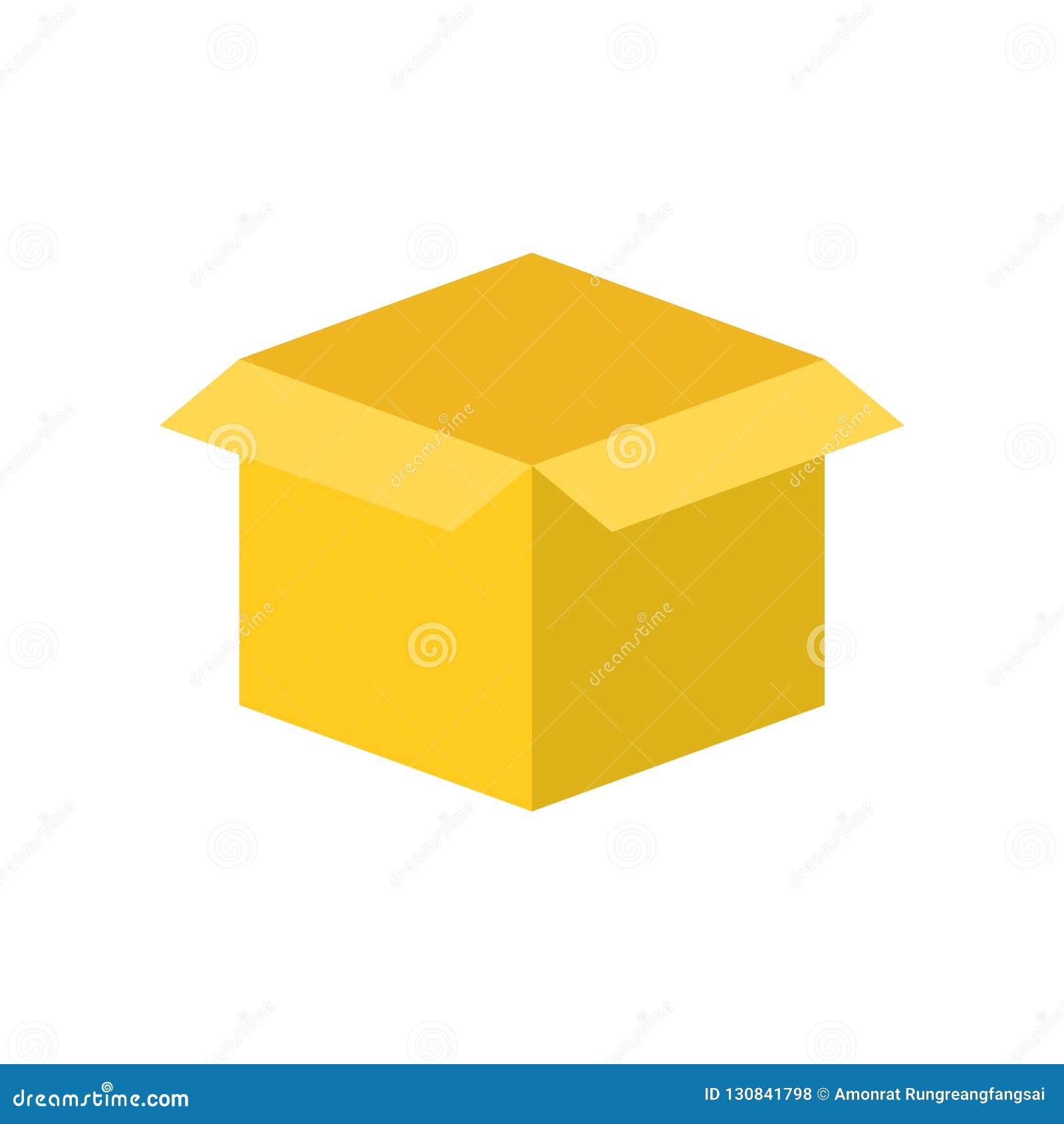 Empty Box, Flat Icon Design Pixel Perfect Stock Vector - Illustration ...