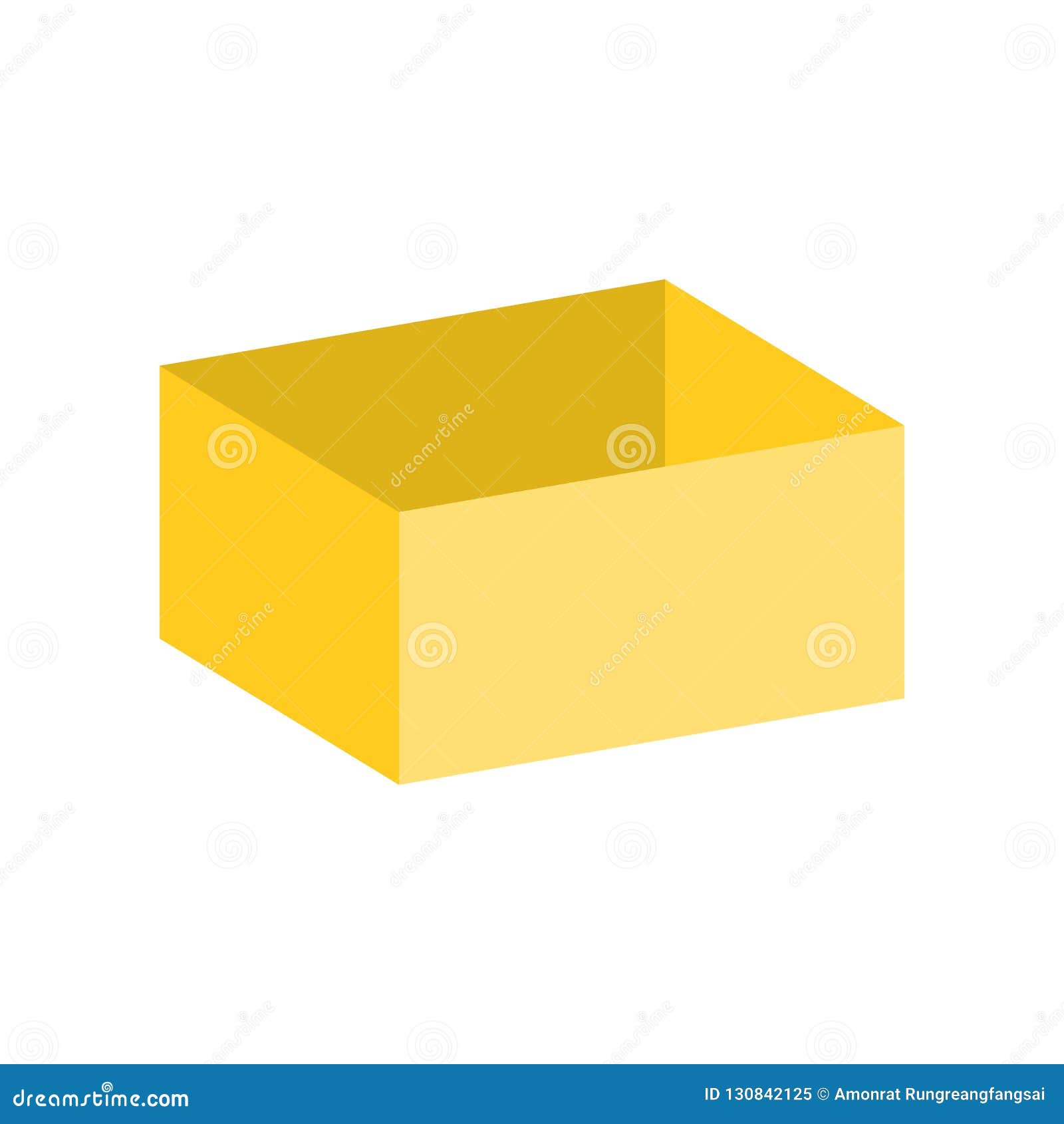 Empty Box, Flat Icon Design Pixel Perfect Stock Vector - Illustration ...