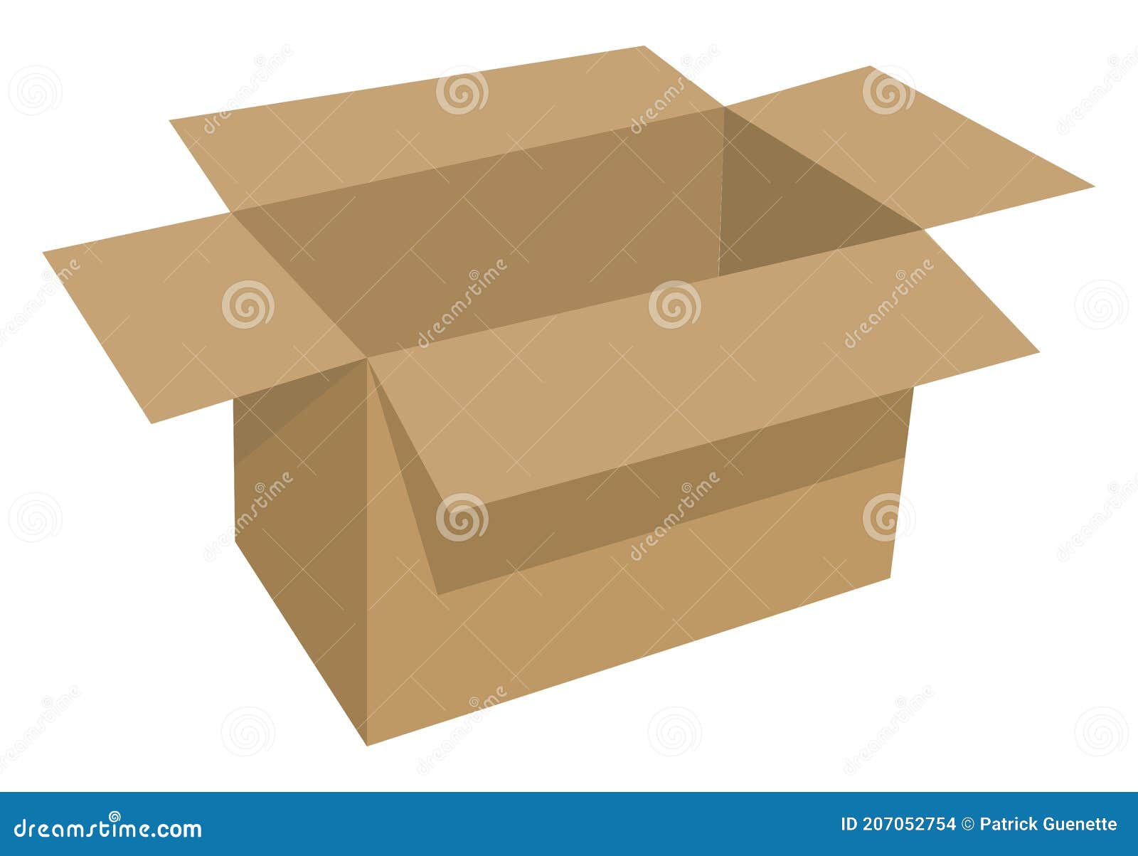 Empty Box ,illustration, Vector Stock Vector - Illustration of gift ...