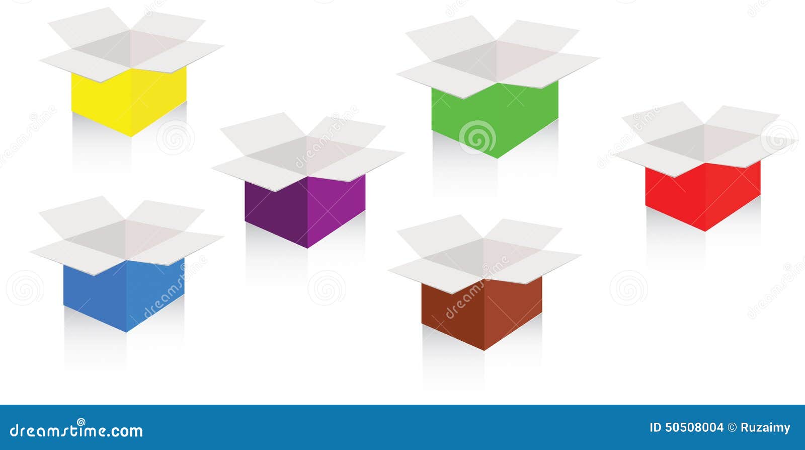 Empty Box stock illustration. Illustration of shipping - 50508004