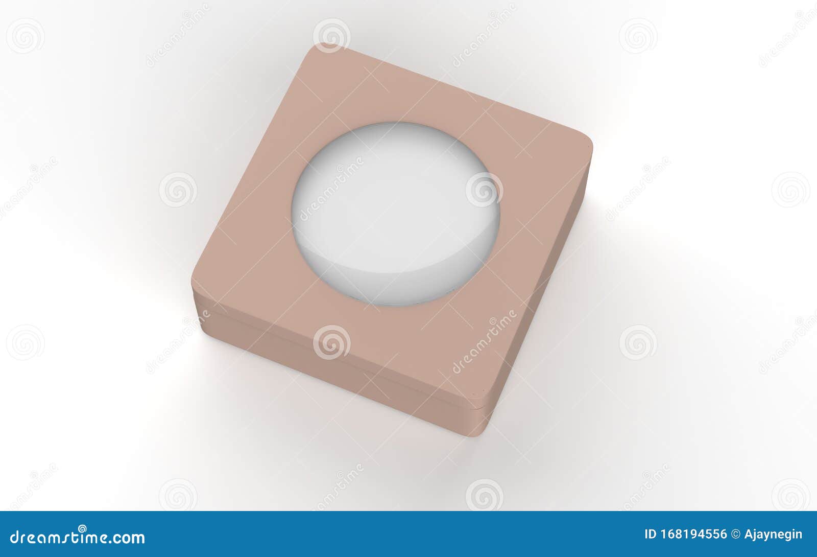 Empty Box with Transparent Window Stock Illustration - Illustration of ...