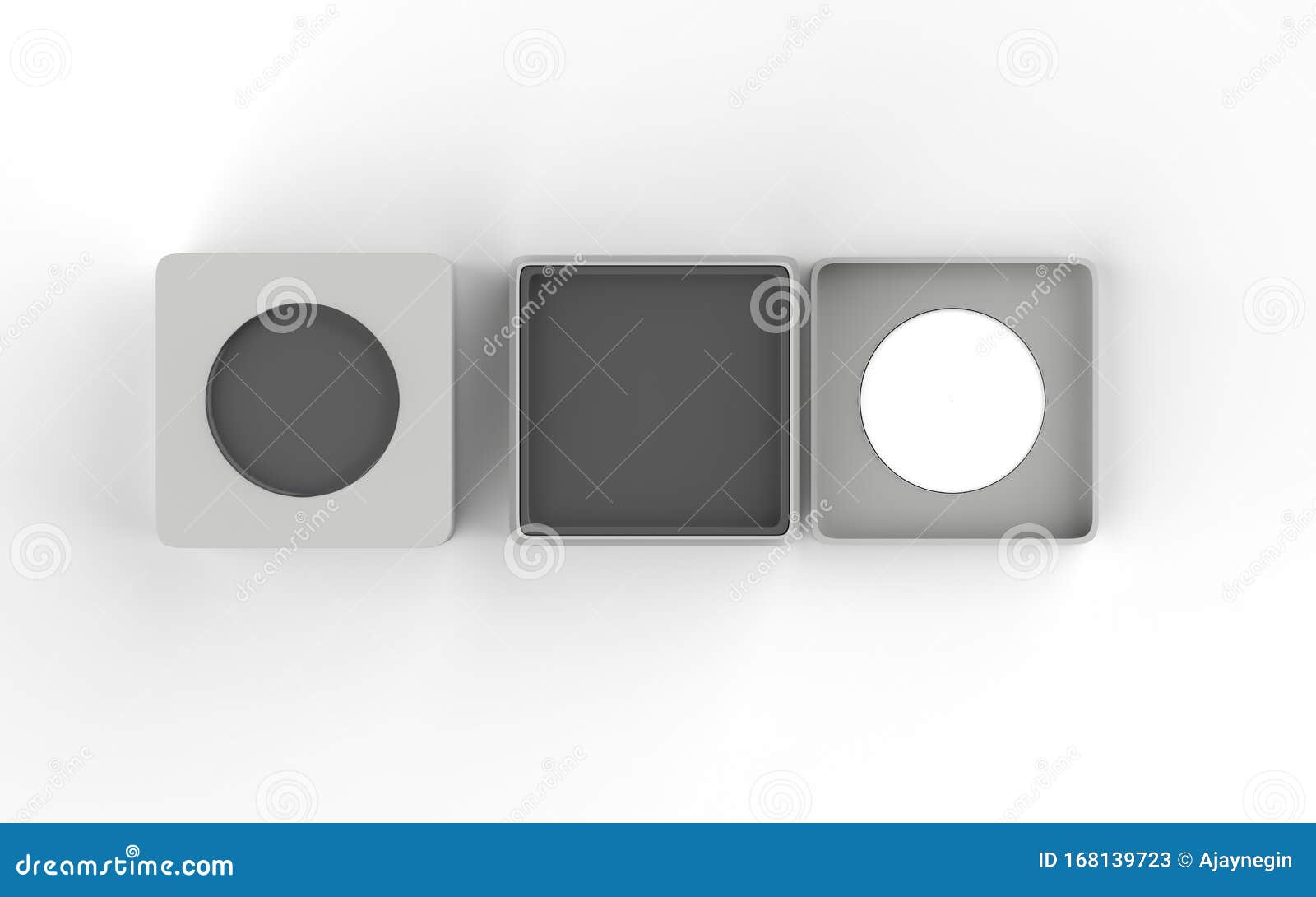 Empty Box with Transparent Window Stock Illustration - Illustration of ...