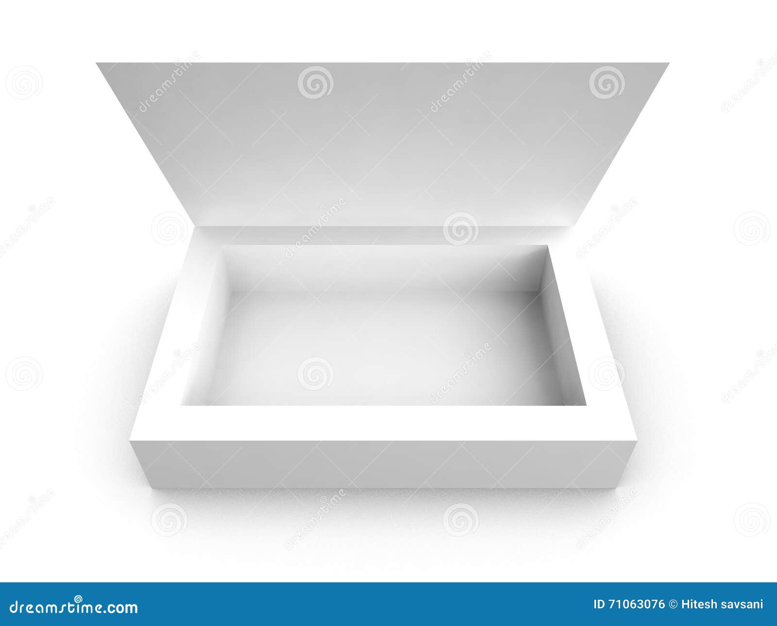 Empty box stock illustration. Illustration of mock, presentation - 71063076