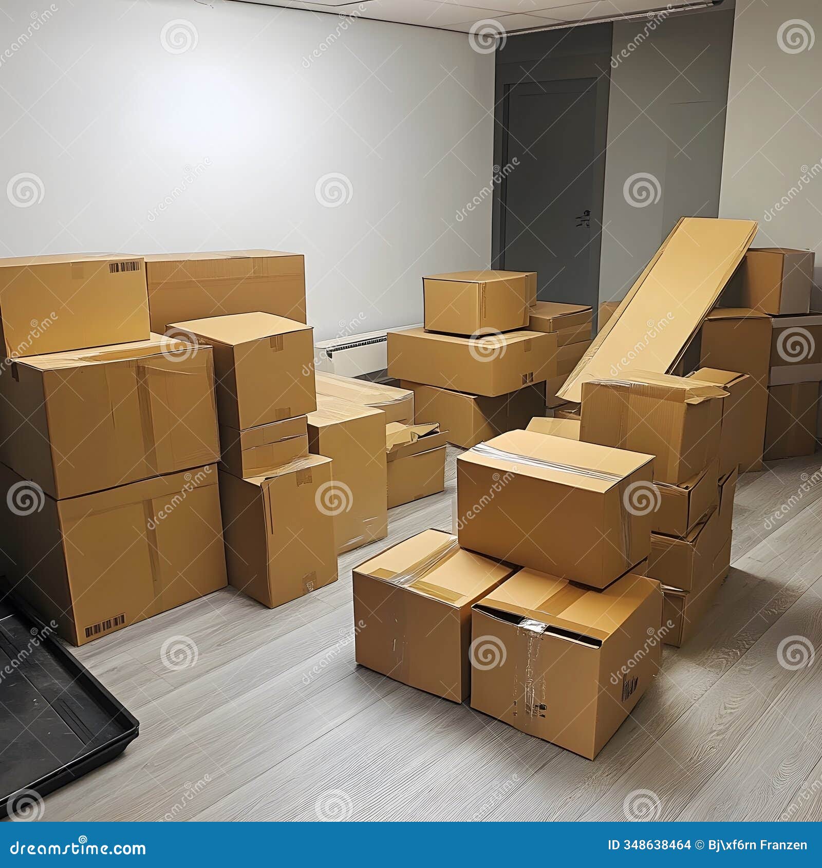 Logistics Boxes Delivery Packaging Package Carton Shipping Stock ...