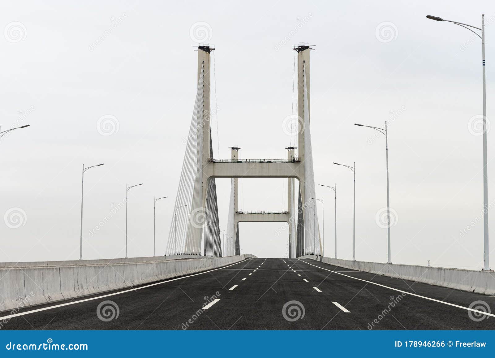 Empty bridge for highway stock photo. Image of durable - 178946266