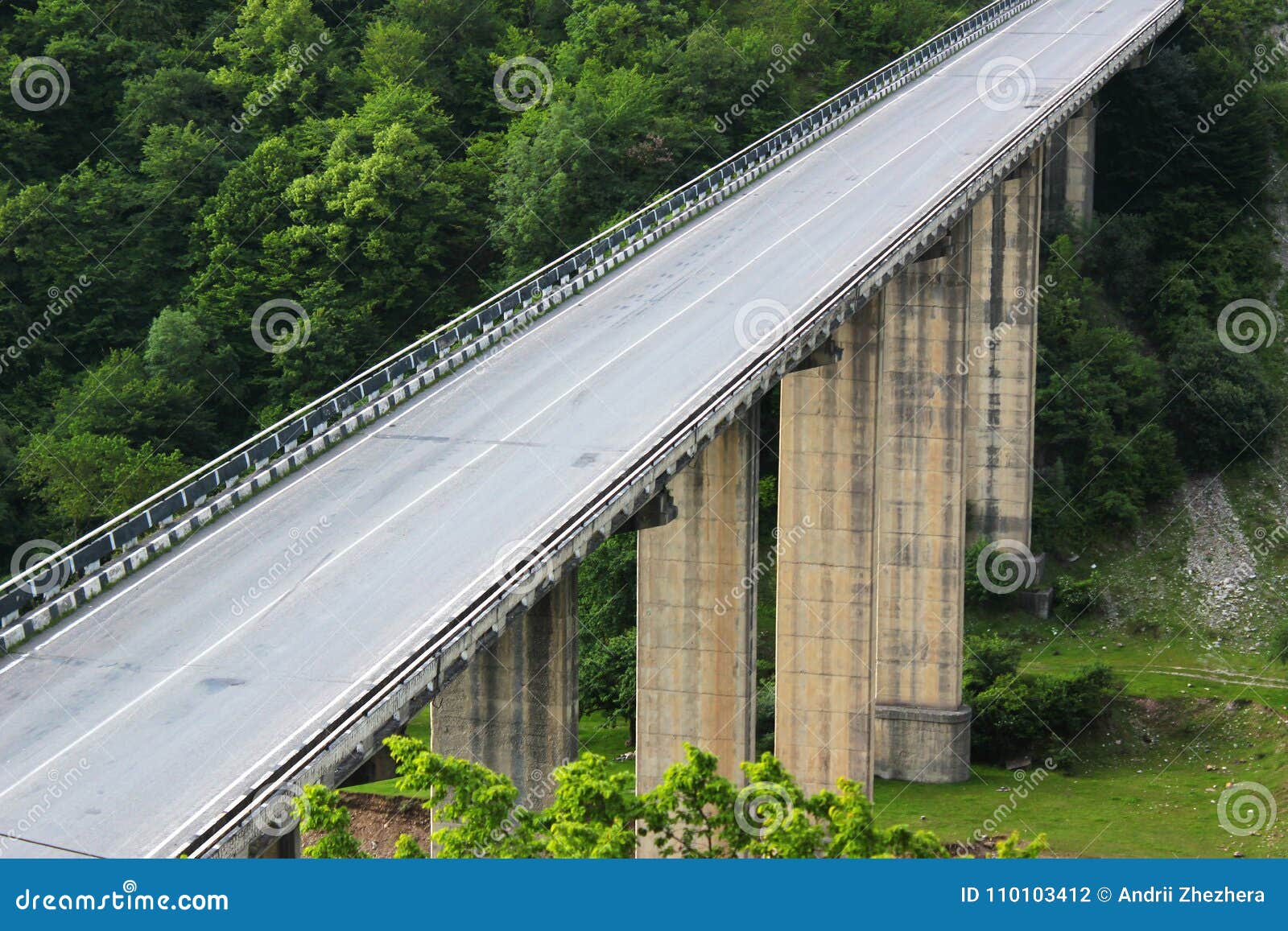 Empty Bridge, View from Above Stock Photo - Image of landmark, travel ...