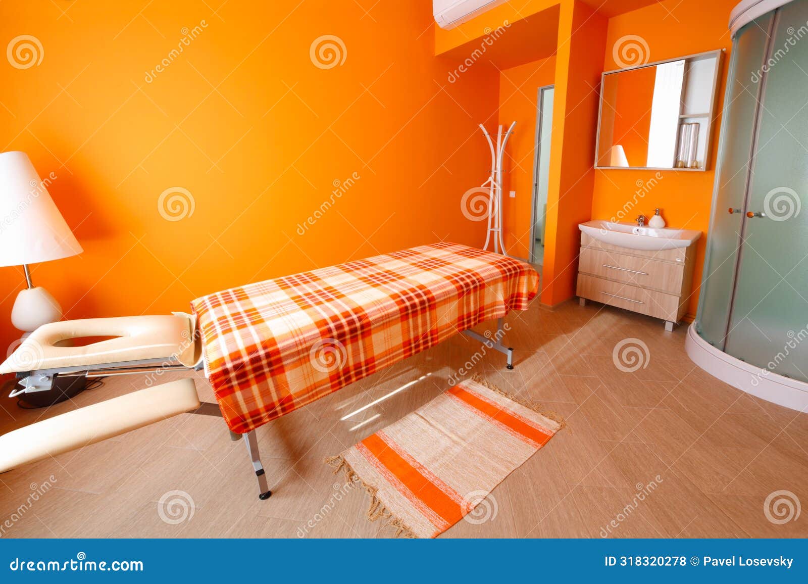 Empty Bright Blue Sky Background And High-rise Building Wall. Empty ...