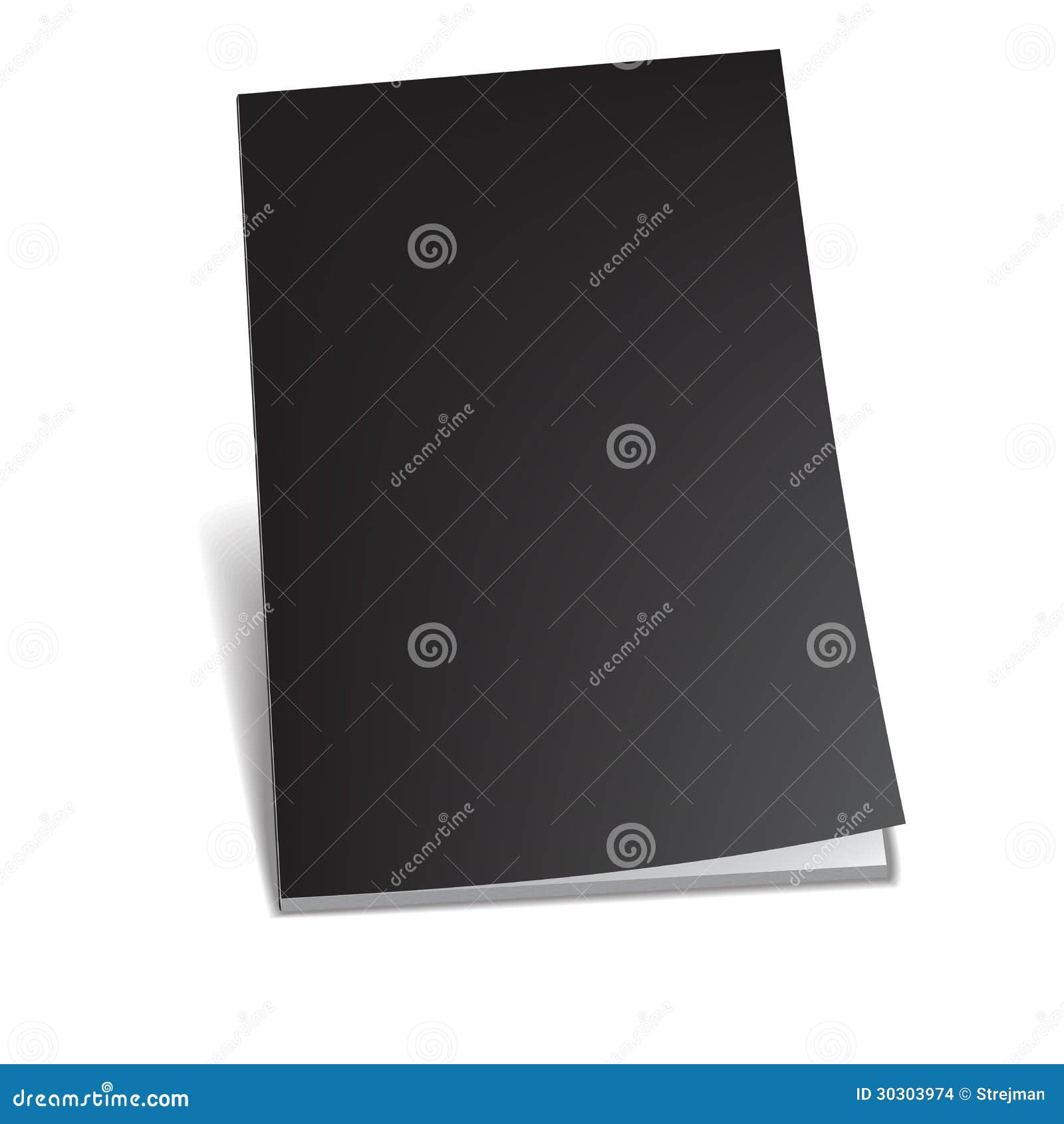 Empty brochure stock vector. Illustration of clean, journal - 30303974