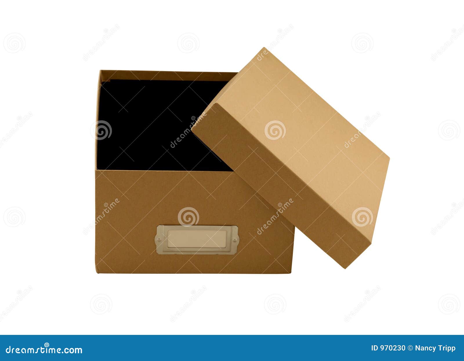 Empty brown box stock photo. Image of anniversary, birthday - 970230