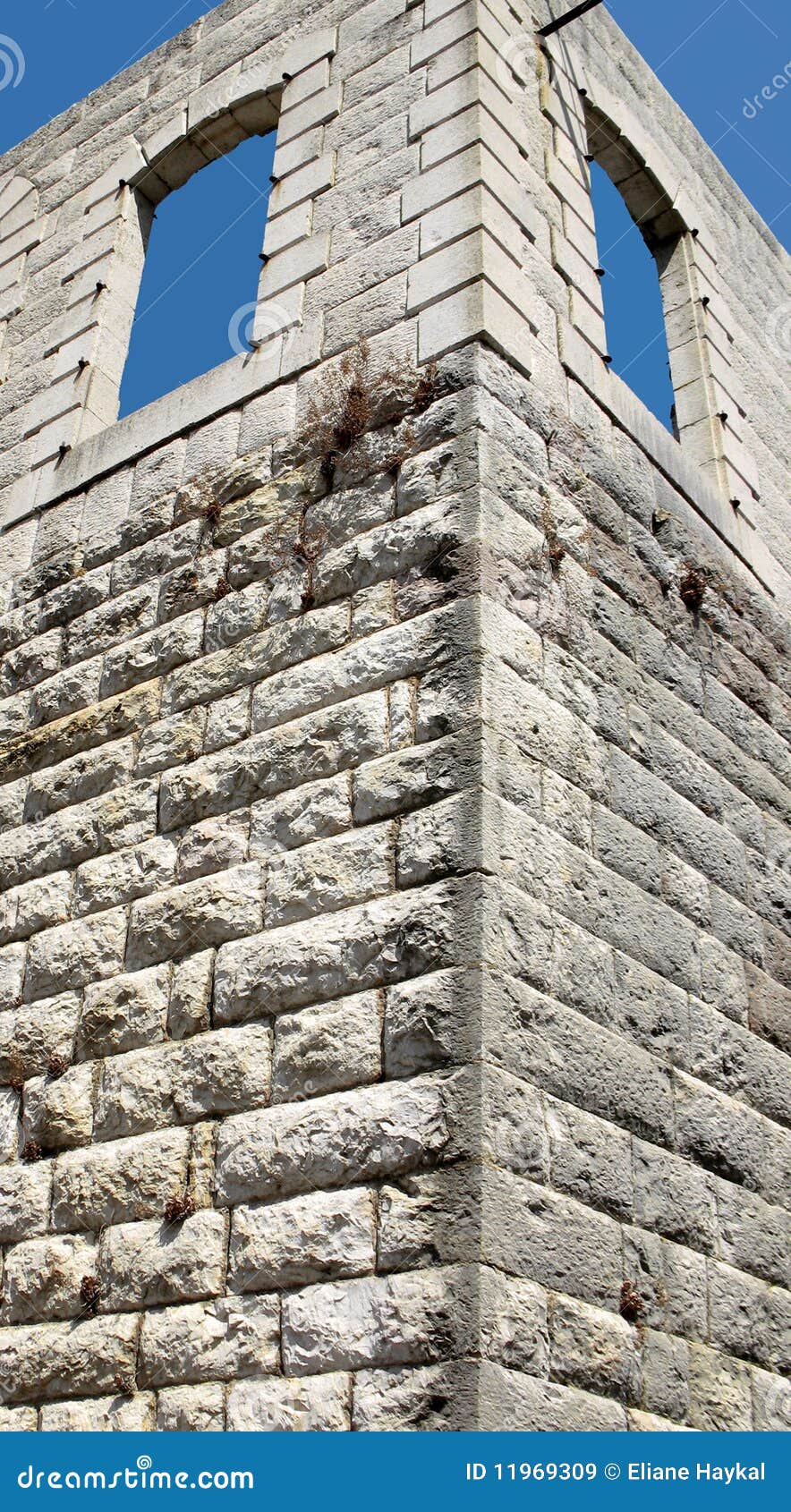 Empty Building stock image. Image of blue, texture, destruction - 11969309