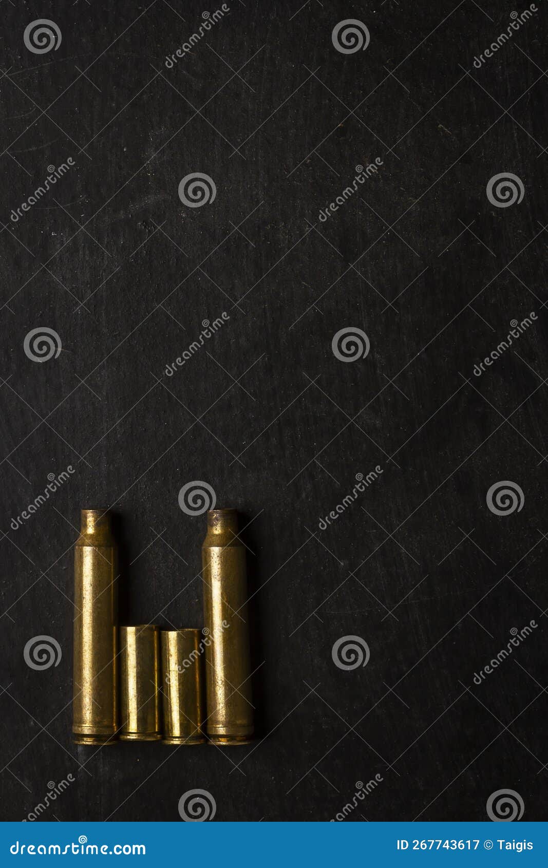 Empty bullet cartridges stock image. Image of casing - 267743617