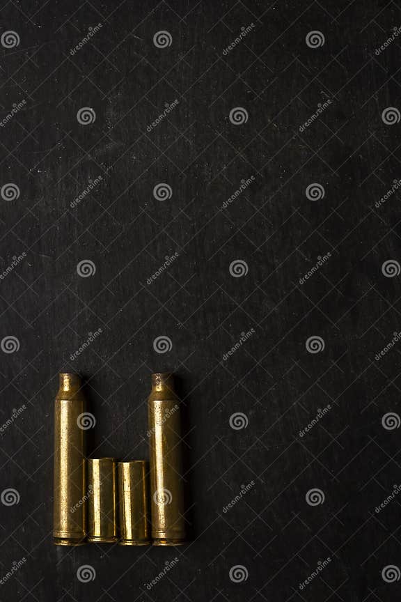 Empty bullet cartridges stock image. Image of casing - 267743617