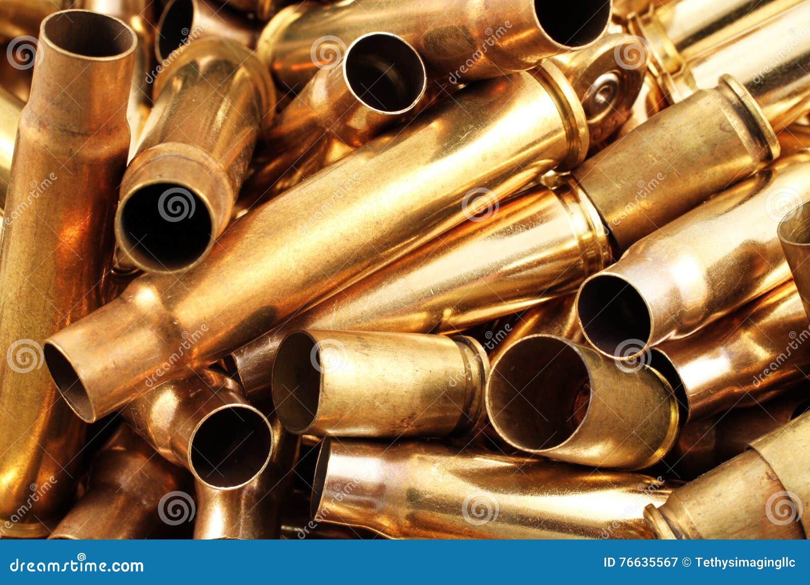 Empty Bullet Casings Close Up Stock Image - Image of casing, group ...