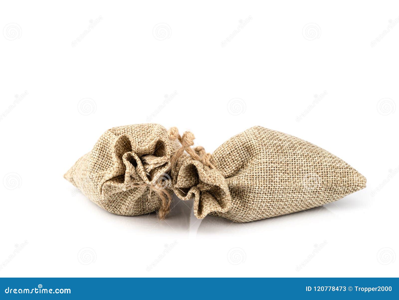 Empty Burlap sack . stock image. Image of blank, packaging - 120778473