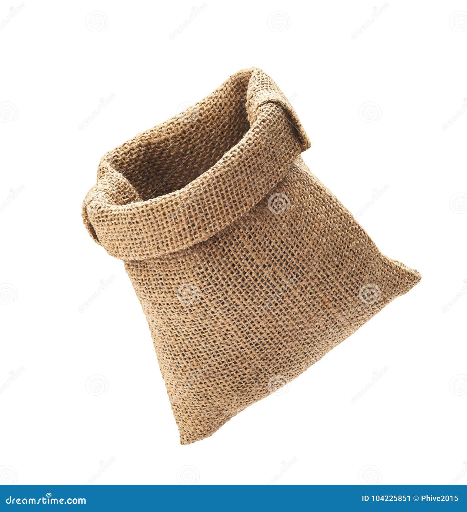 Empty burlap sack stock image. Image of money, sack - 104225851